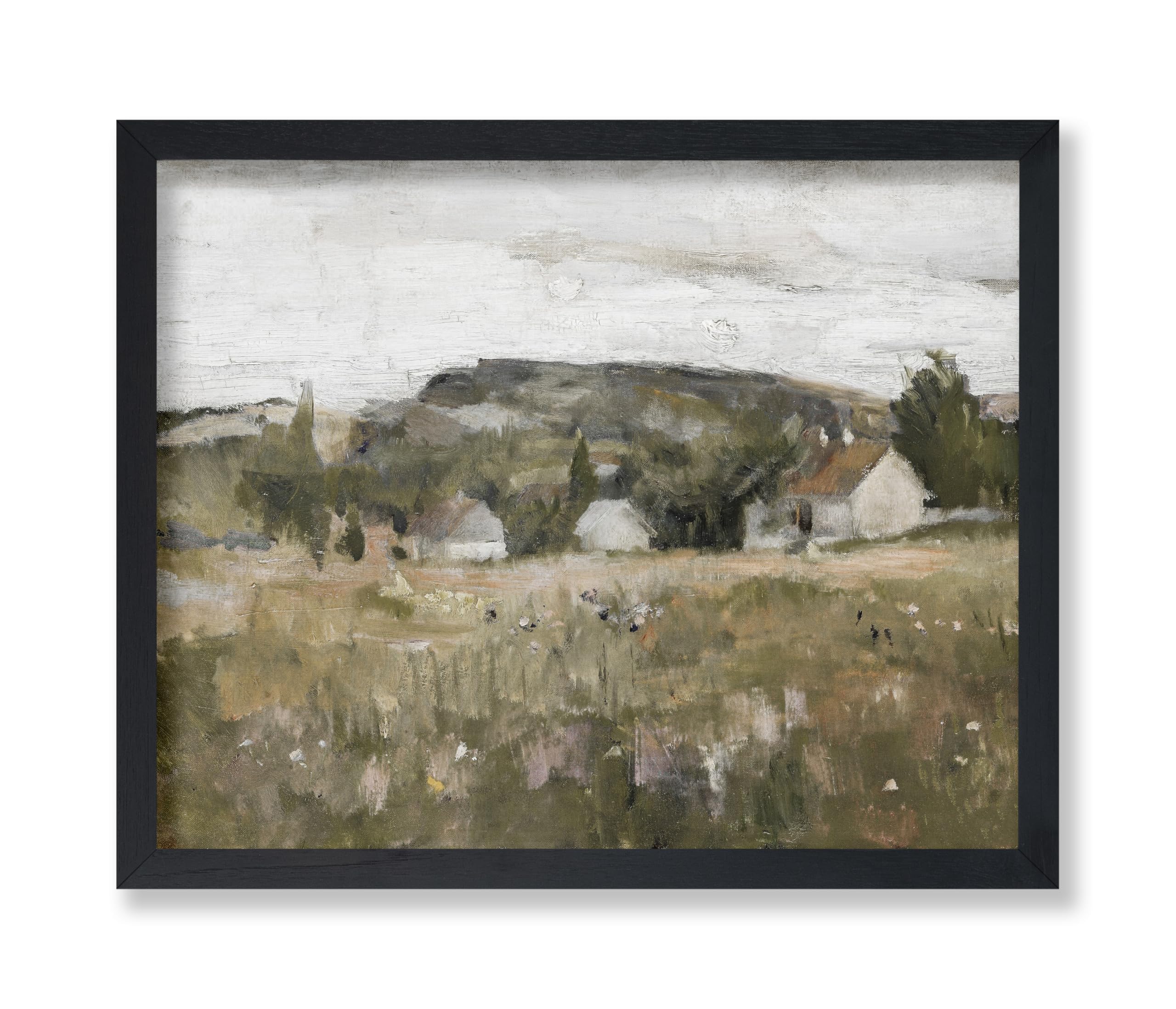 Amazon.com: Poster Master Vintage Rural Dwelling Painting Poster ...