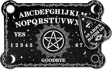 Amazon.com: Pendulum Dowsing Divination Board Set Black Wooden Talking ...