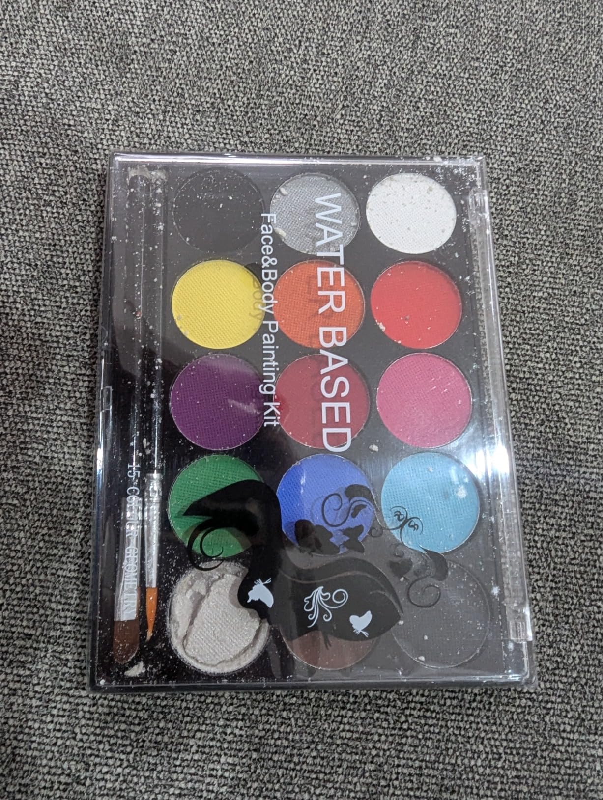 15 Color Face Body Paint, Washable Non Toxic Safe Face Painting Set ...