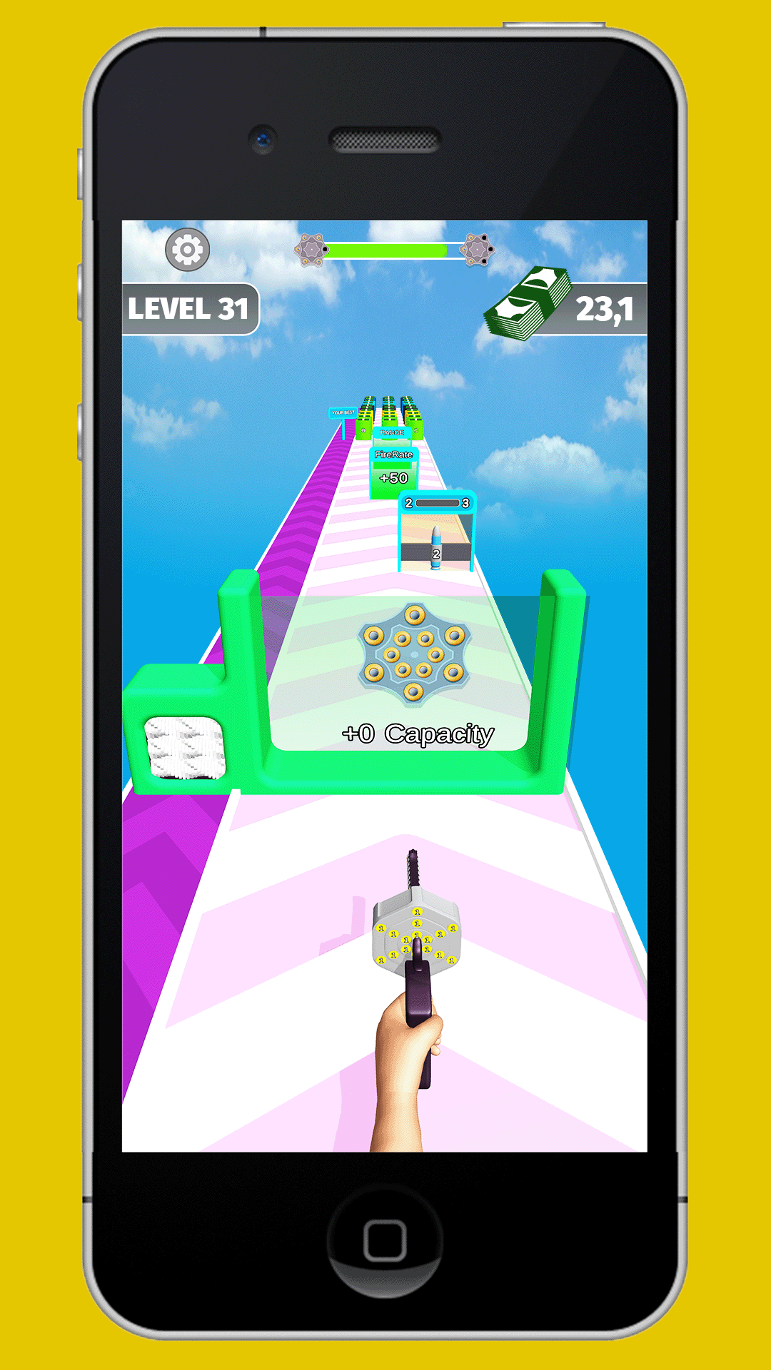 Revolver Race Bullet Shoot Gun Run Weapon Master 3D: Crazy Revolver ...