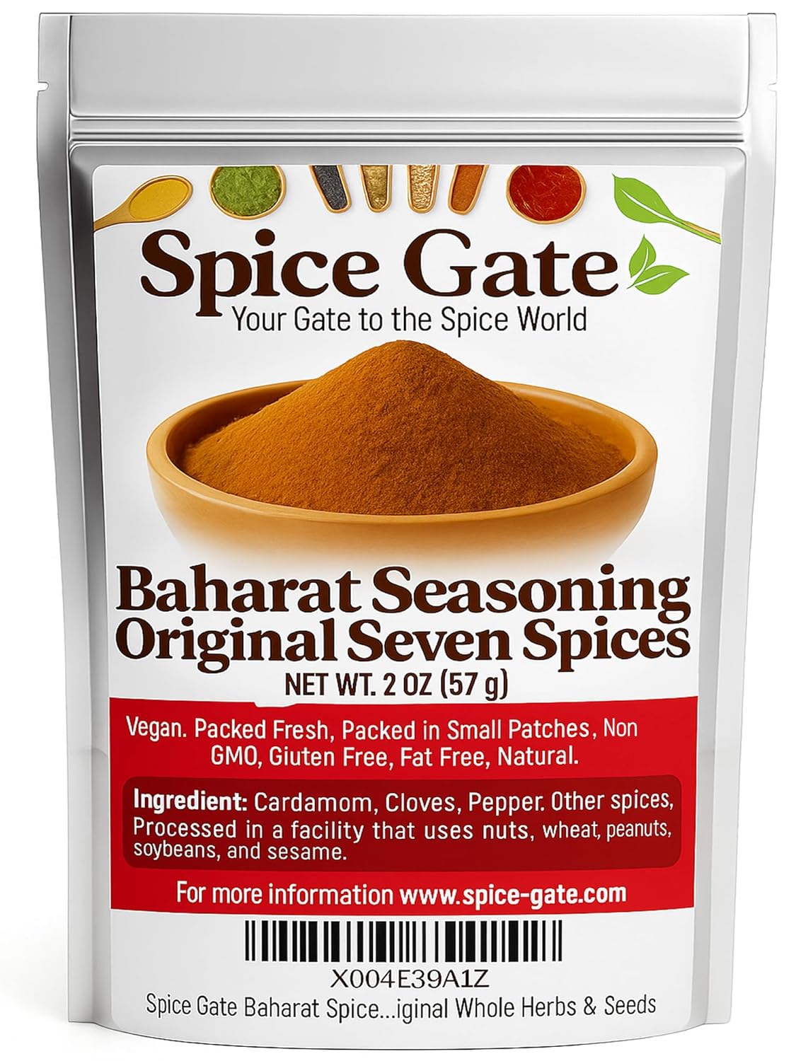 Amazon.com : Spice Gate Baharat Spice Seasoning Seven Spice (2 oz ...