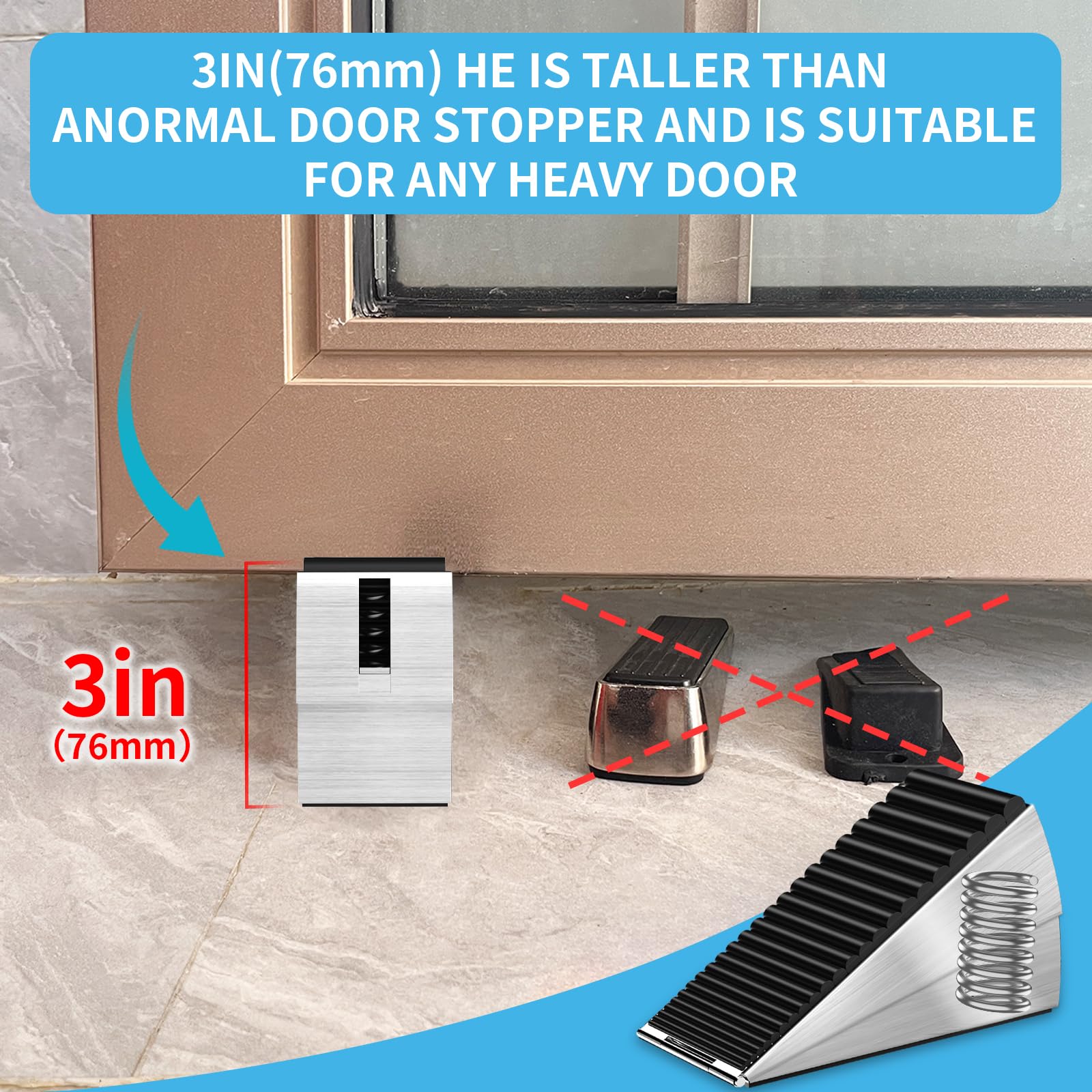 Snapklik.com : AIMAXINKE Strongest Adjustable Spring Loaded Large Door ...