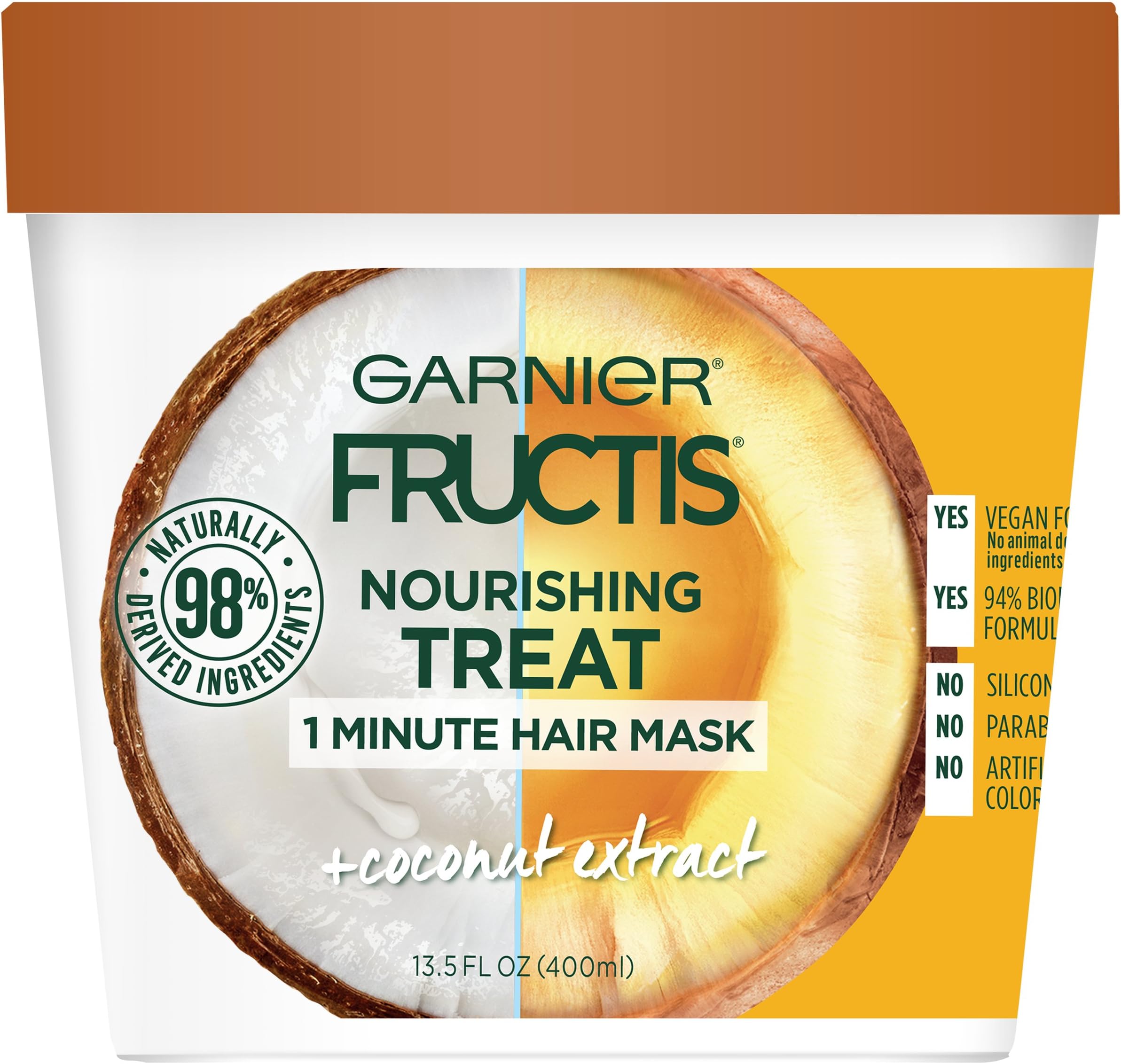 Amazon.com: Garnier Fructis Damage Repairing Treat 1 Minute Hair Mask ...