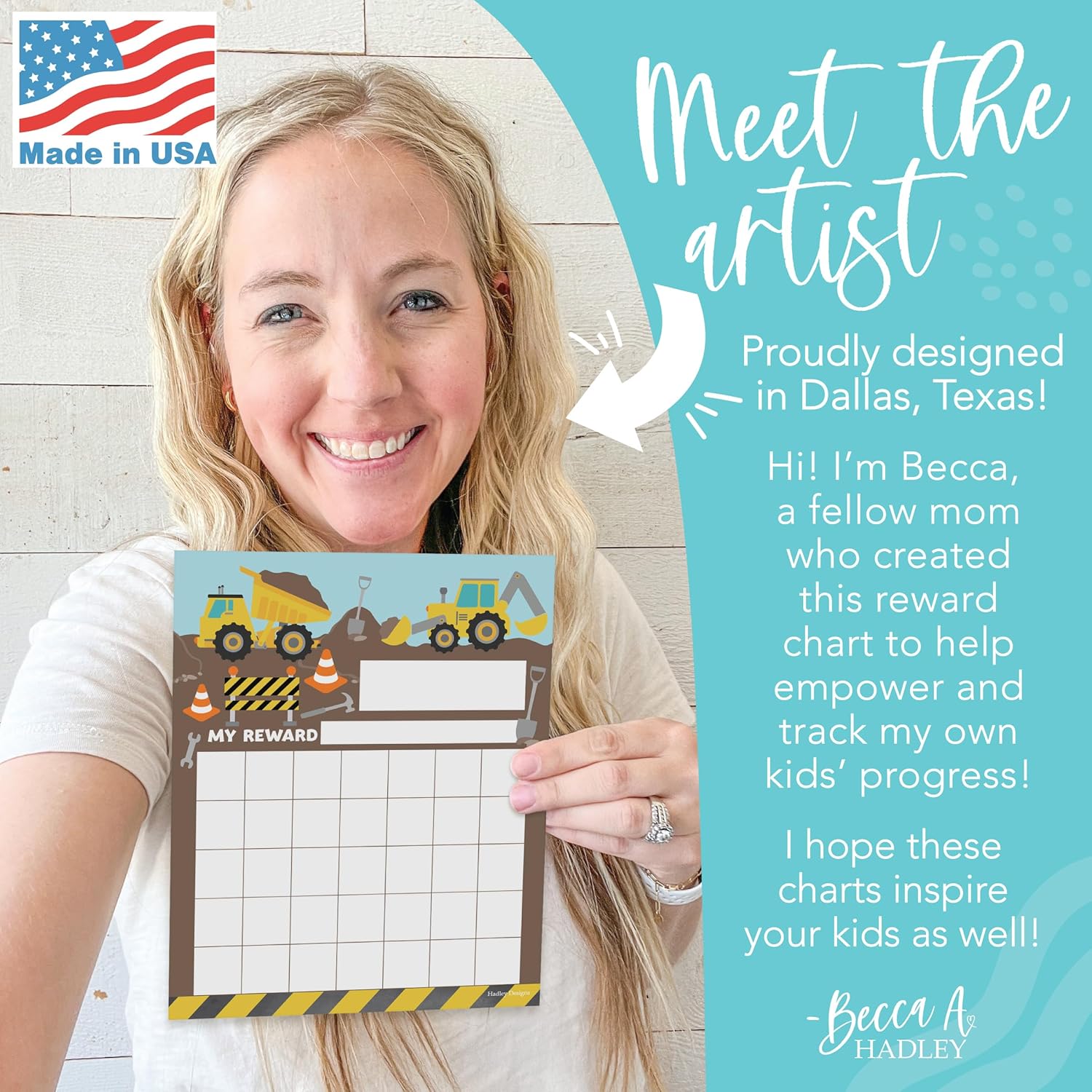 Hadley Designs Sticker Chart For Kids Behavior - Bahrain | Ubuy