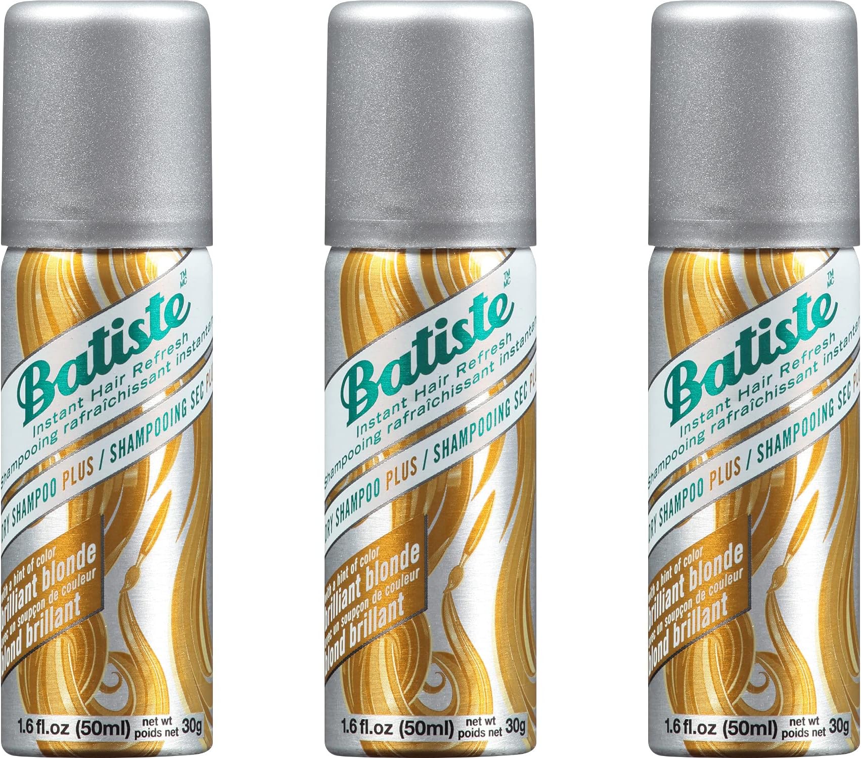 Amazon.com: Batiste Dry Shampoo, Bare, Mini Travel Size 1.6 oz (Pack of ...