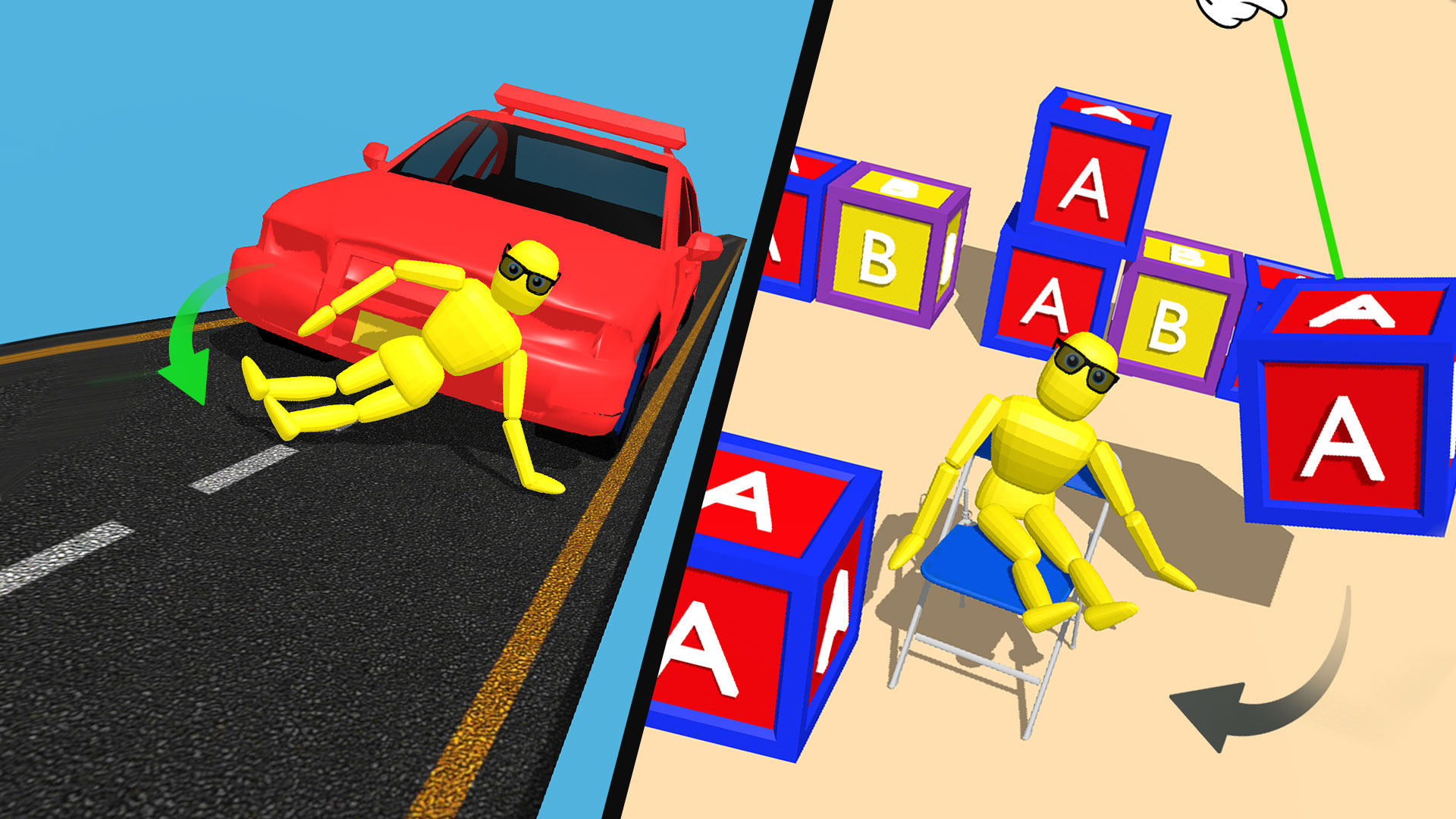 Ragdoll Fall Break Bones Master: Stickman Ragdoll Falling Break Bones Simulator - App on Amazon ...