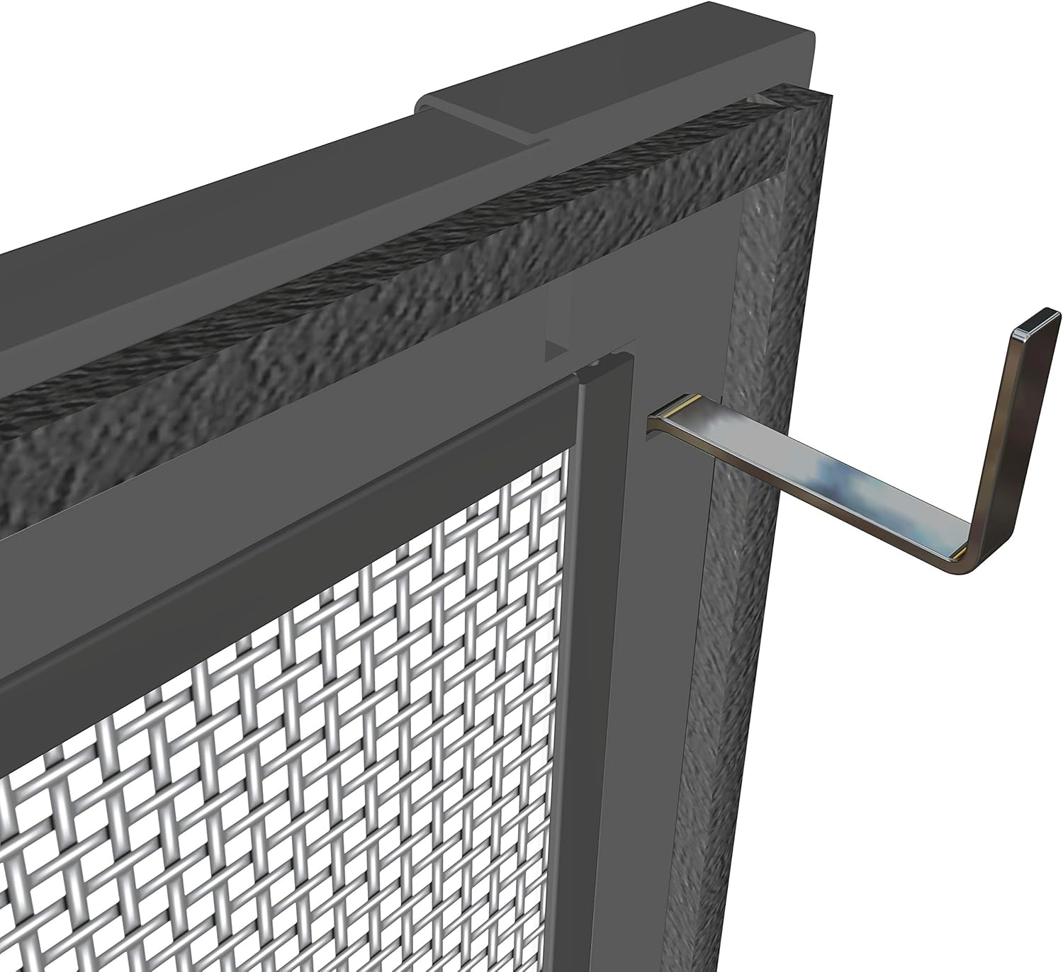 Mosquito Stop Insektenschutz-Fenster 23666 Insect Fly Screen Aluminium ...