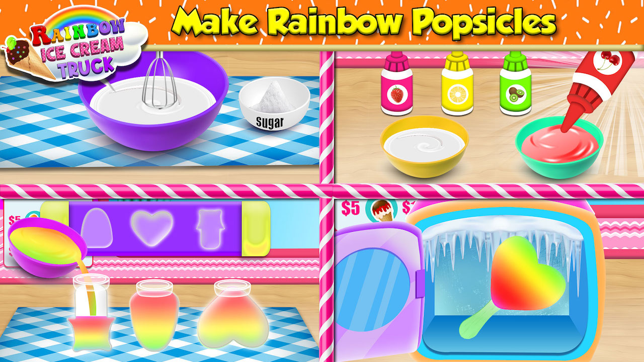 Rainbow Ice Cream Truck - App on Amazon Appstore