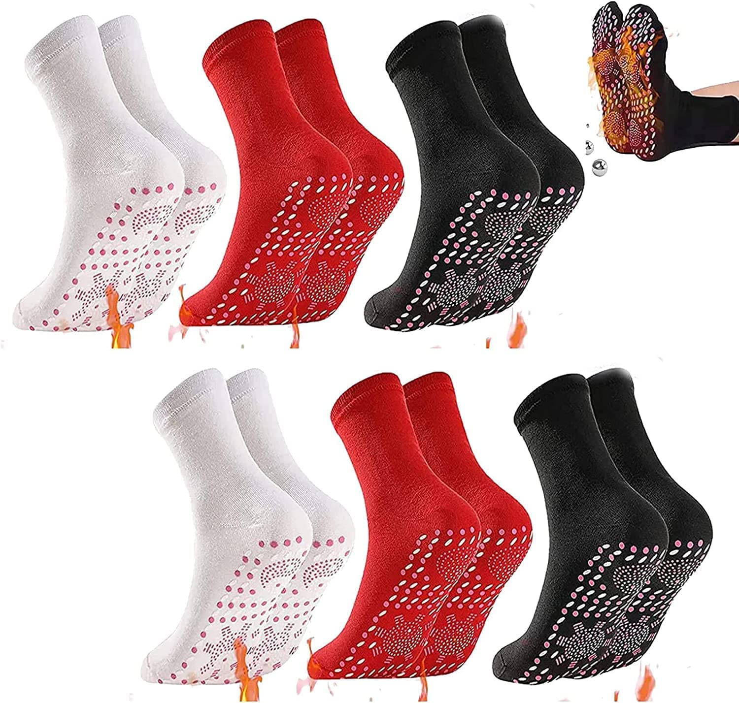 AFIZ Tourmaline Slimming Health Sock, Tourmaline Acupressure Self ...