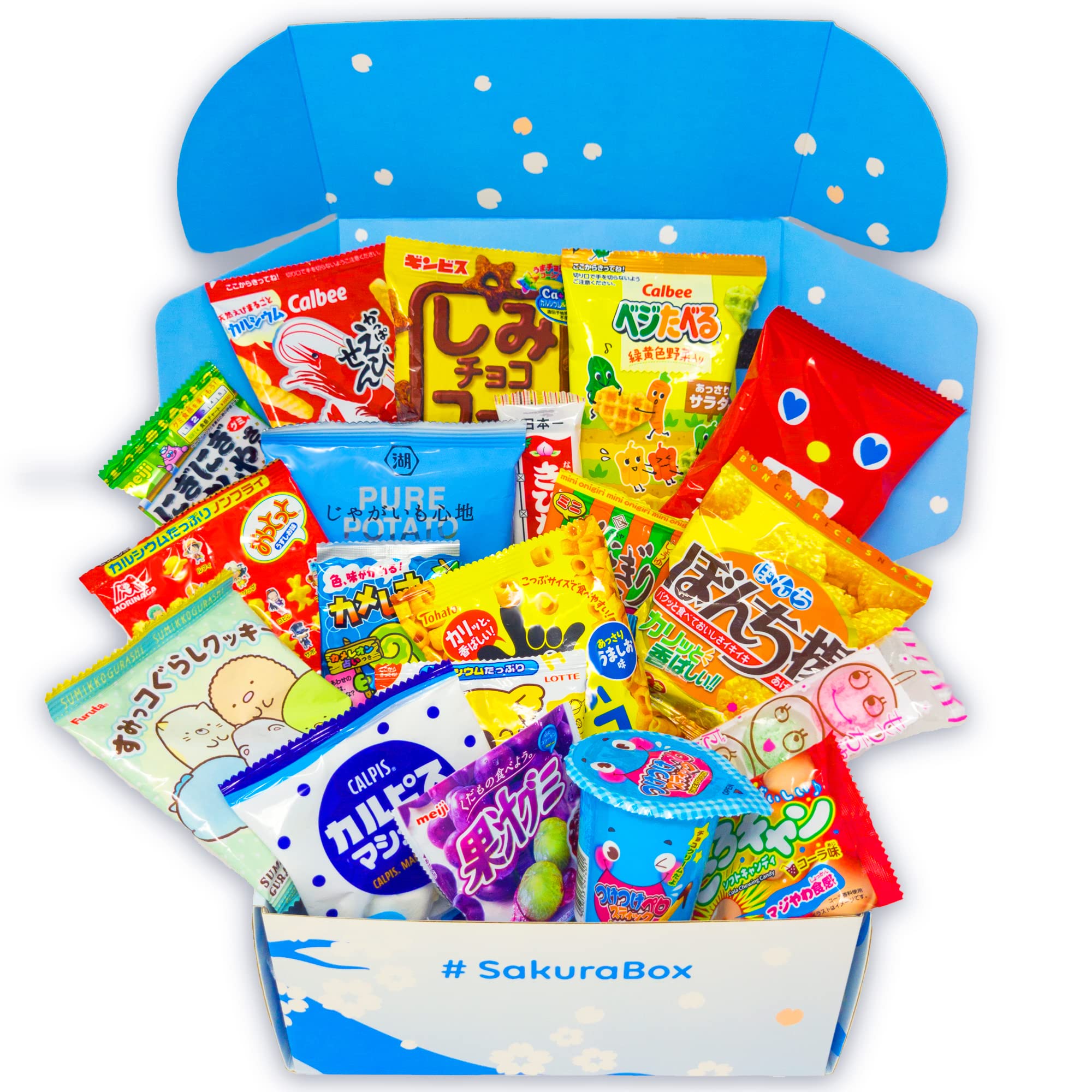 Buy Sakura Box Japanese Candy & Snacks Okashi Share Pack Premium Okashi ...