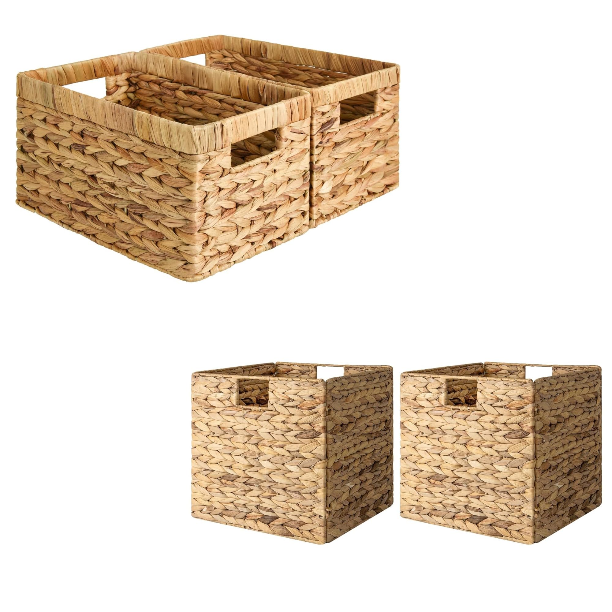 Amazon.com - StorageWorks Wicker Basket, Baskets for Organizing, Wicker ...