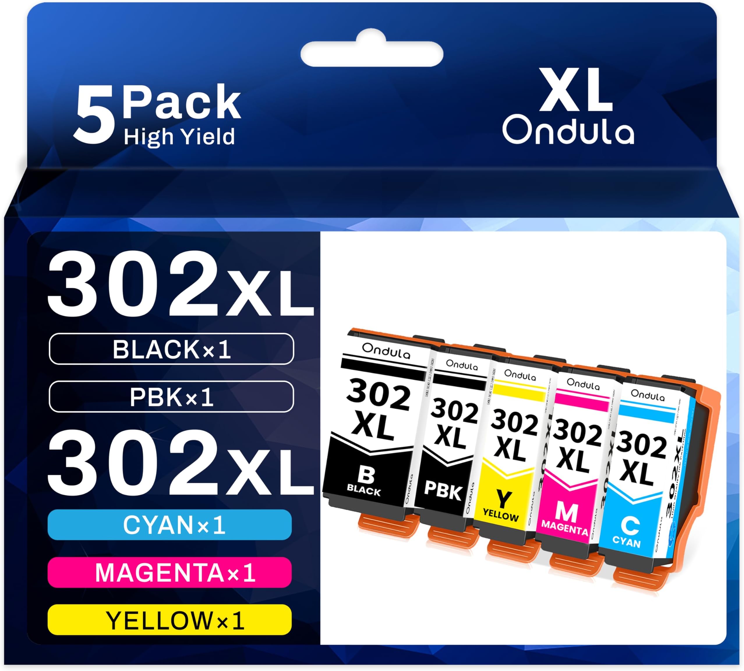 OINKWERE 302XL Ink Cartridge Black Compatible for Epson 302 Ink ...