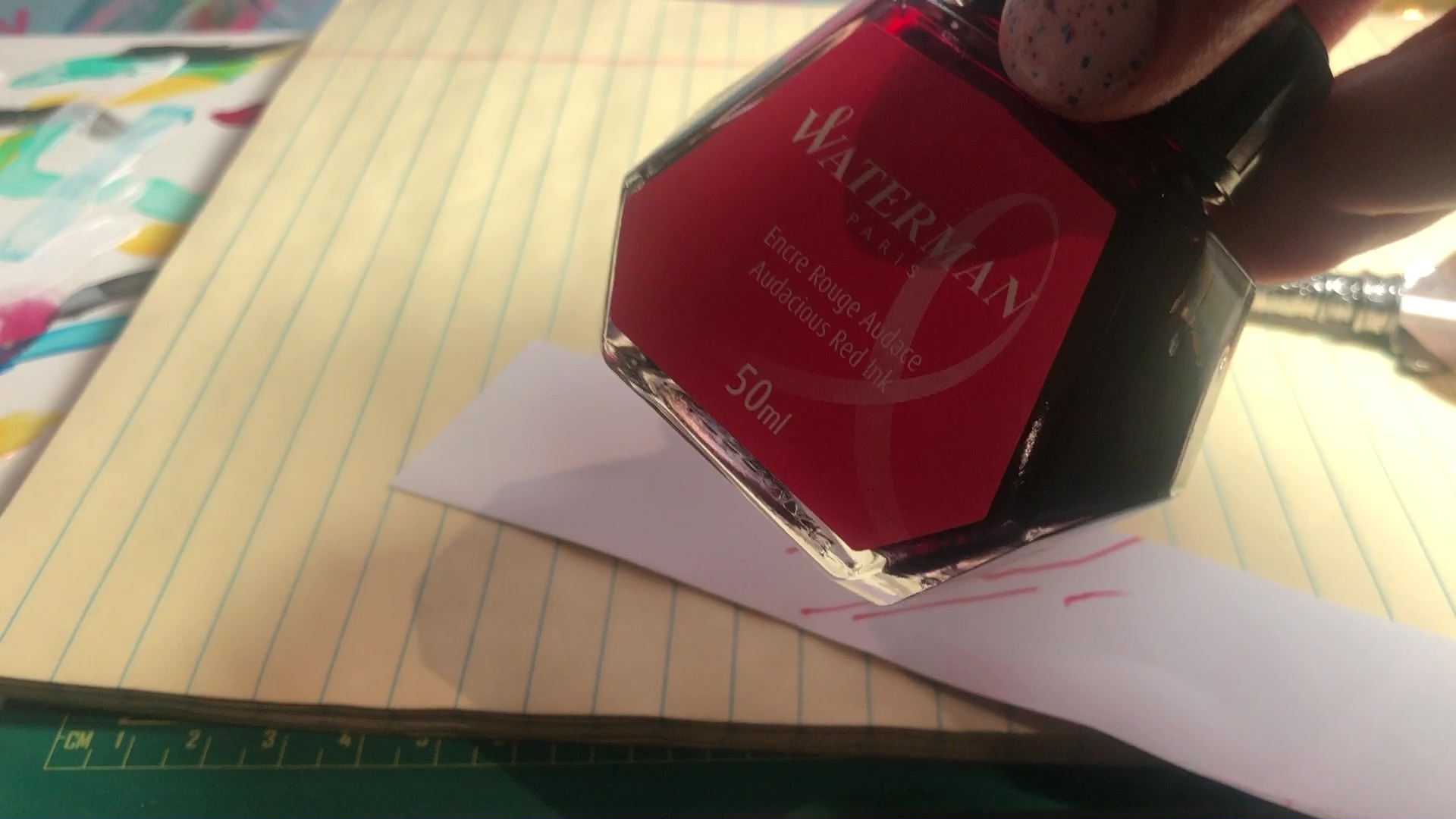 Watch REVIEW - Waterman Fountain Pen Ink, Audacious Red on Amazon Live