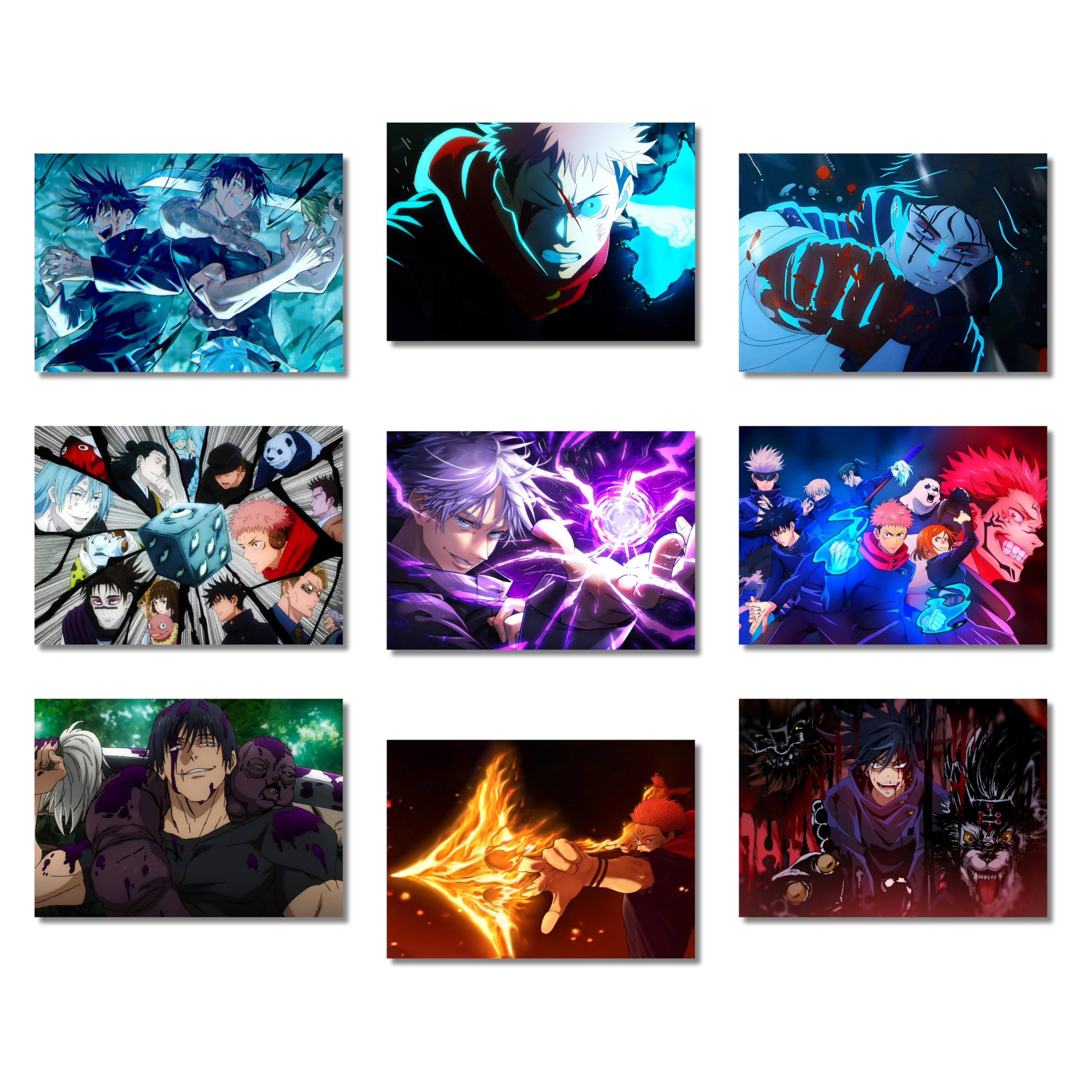 Jujutsu Kaisen Posters Pack Of 9 10 5 X 14 | Desertcart INDIA