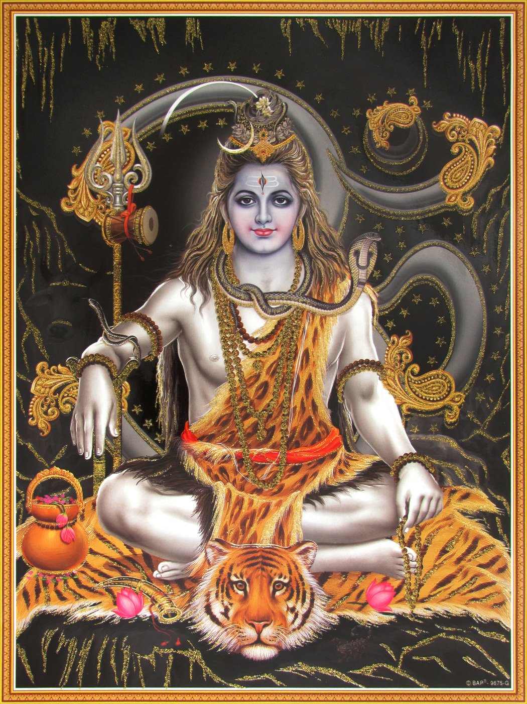 Buy Avercart Lod Shiva 12x16 inch Unframed Online at desertcartINDIA