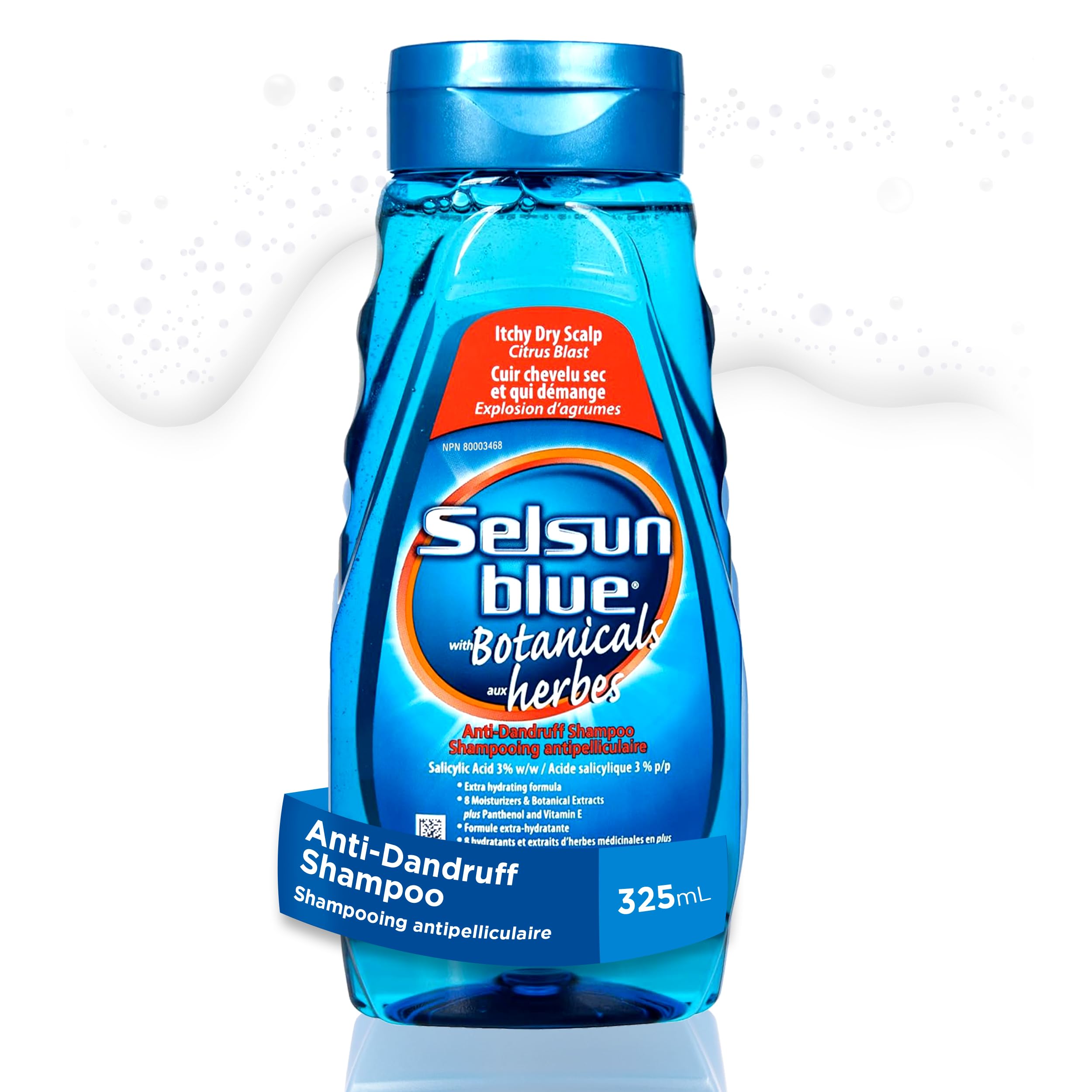 Selsun Blue Botanicals Anti-Dandruff Shampoo, 325mL, Itchy Dry Scalp ...
