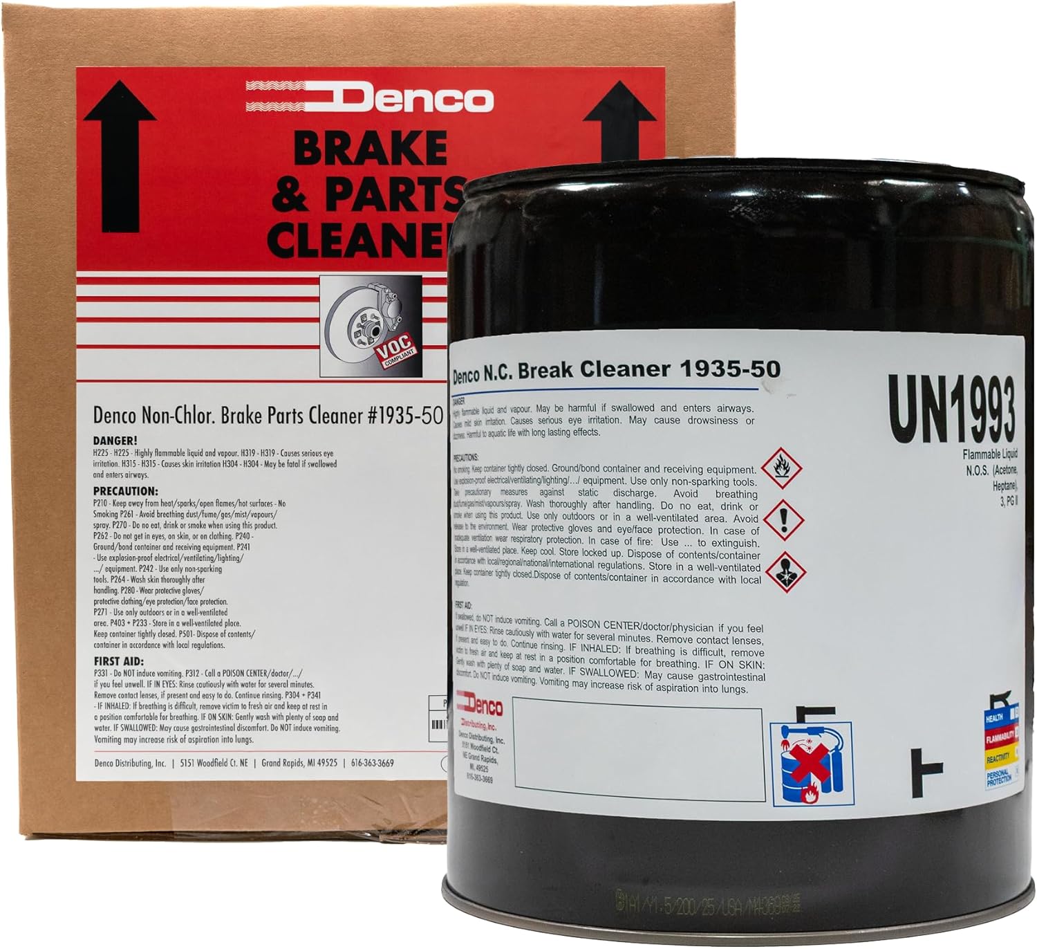 Amazon.com: #1935-50 Denco Brake and Parts Cleaner - 50 State - 5 ...