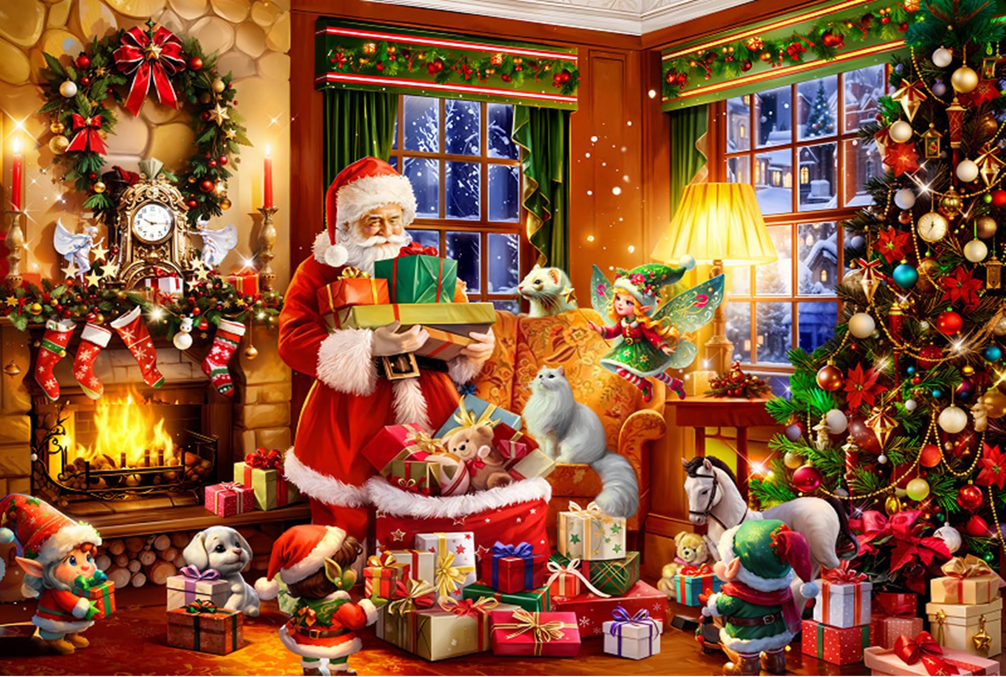 Surcotto Christmas Puzzle 2024, Jigsaw Puzzles for Adults 1000+ Piece ...