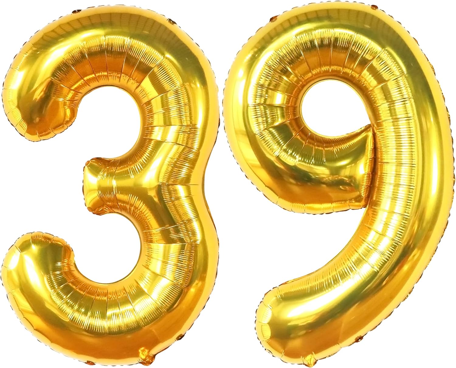 Amazon.com: KatchOn, Gold 39 Balloons Numbers - Giant, 40 Inch | 39 ...