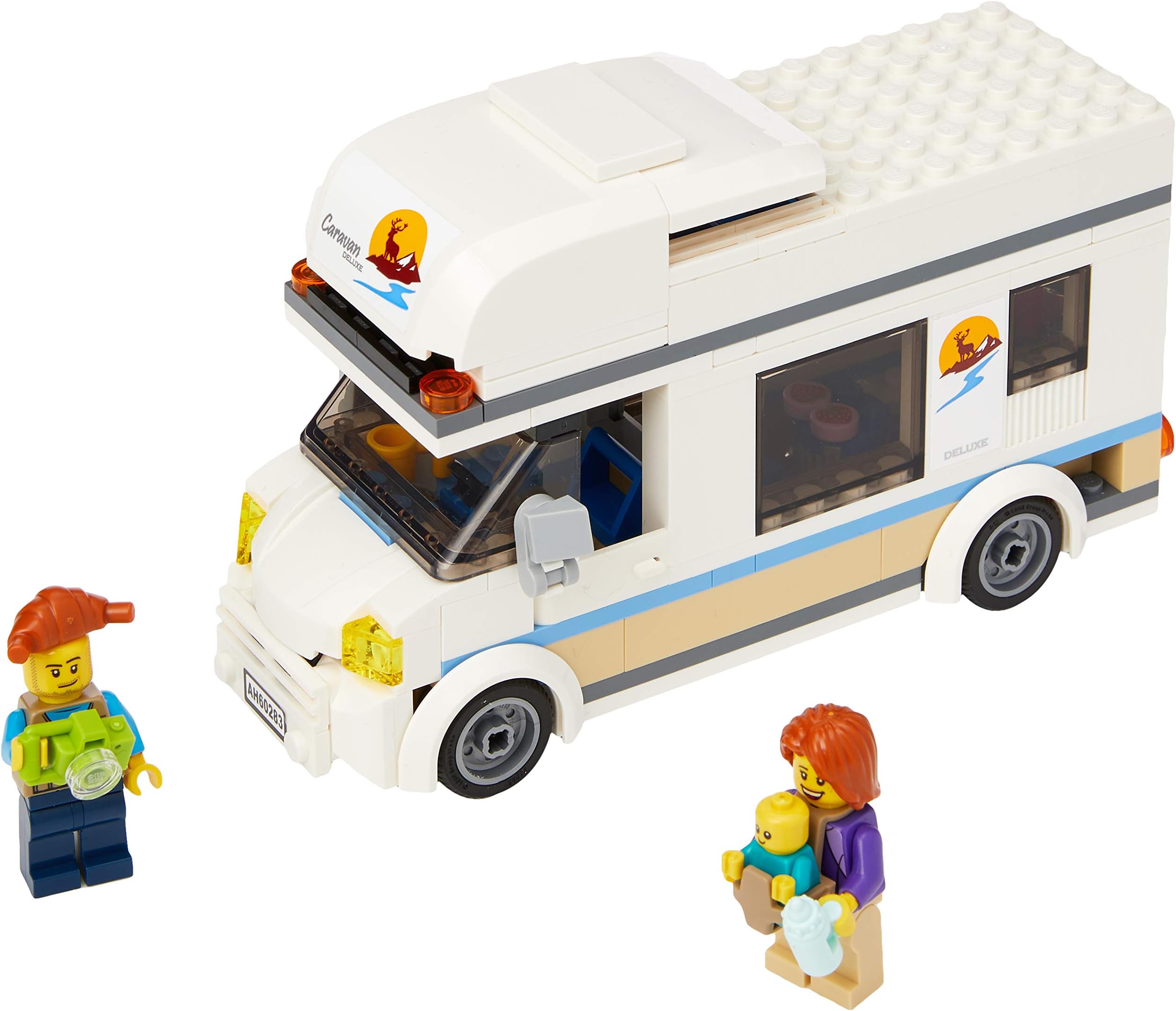 Lego City Holiday Camper Van 60283 Building Kit (190 Pieces) : Amazon ...