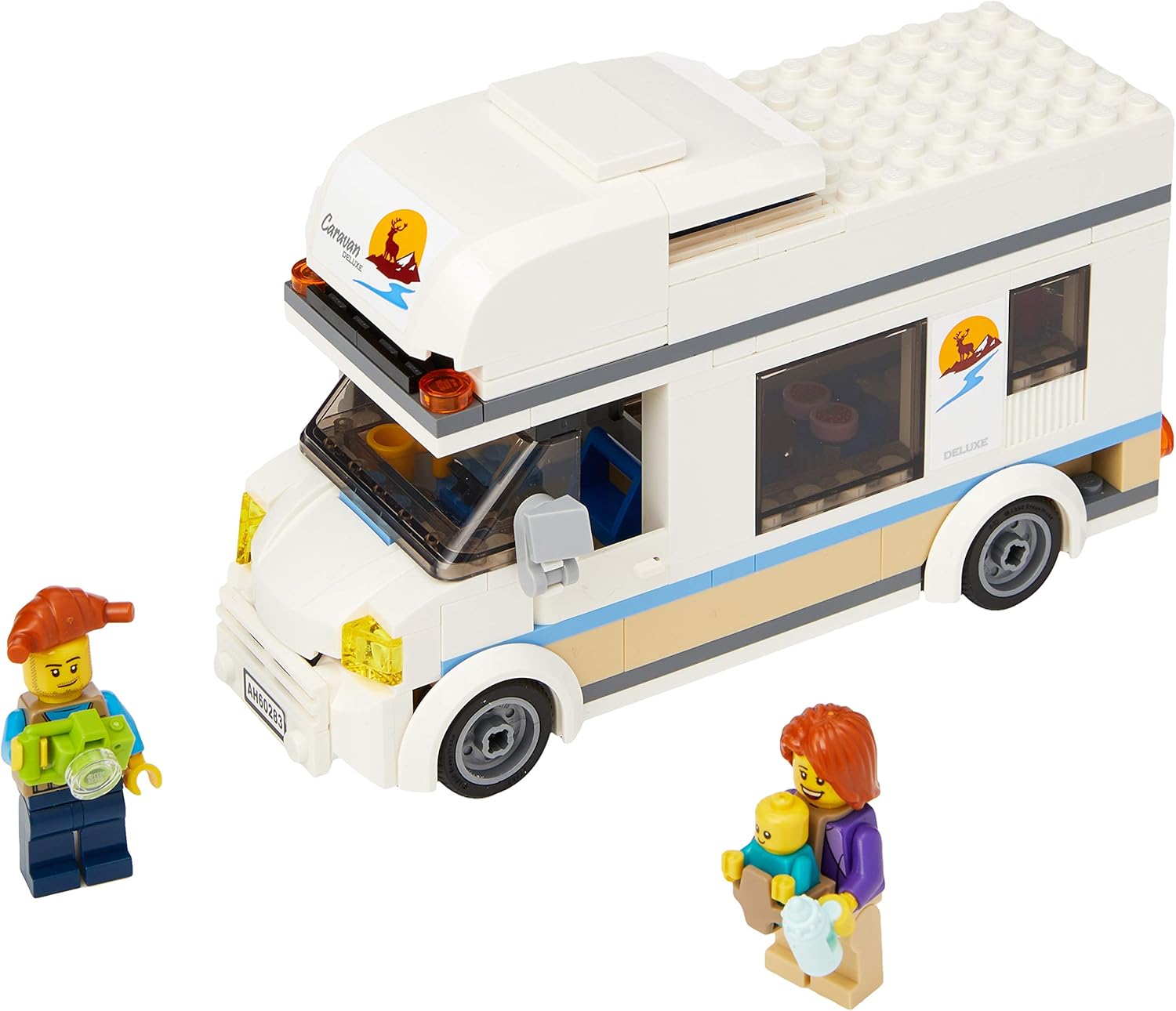Amazon.com: LEGO City Great Vehicles Holiday Camper Van Toy Car for ...