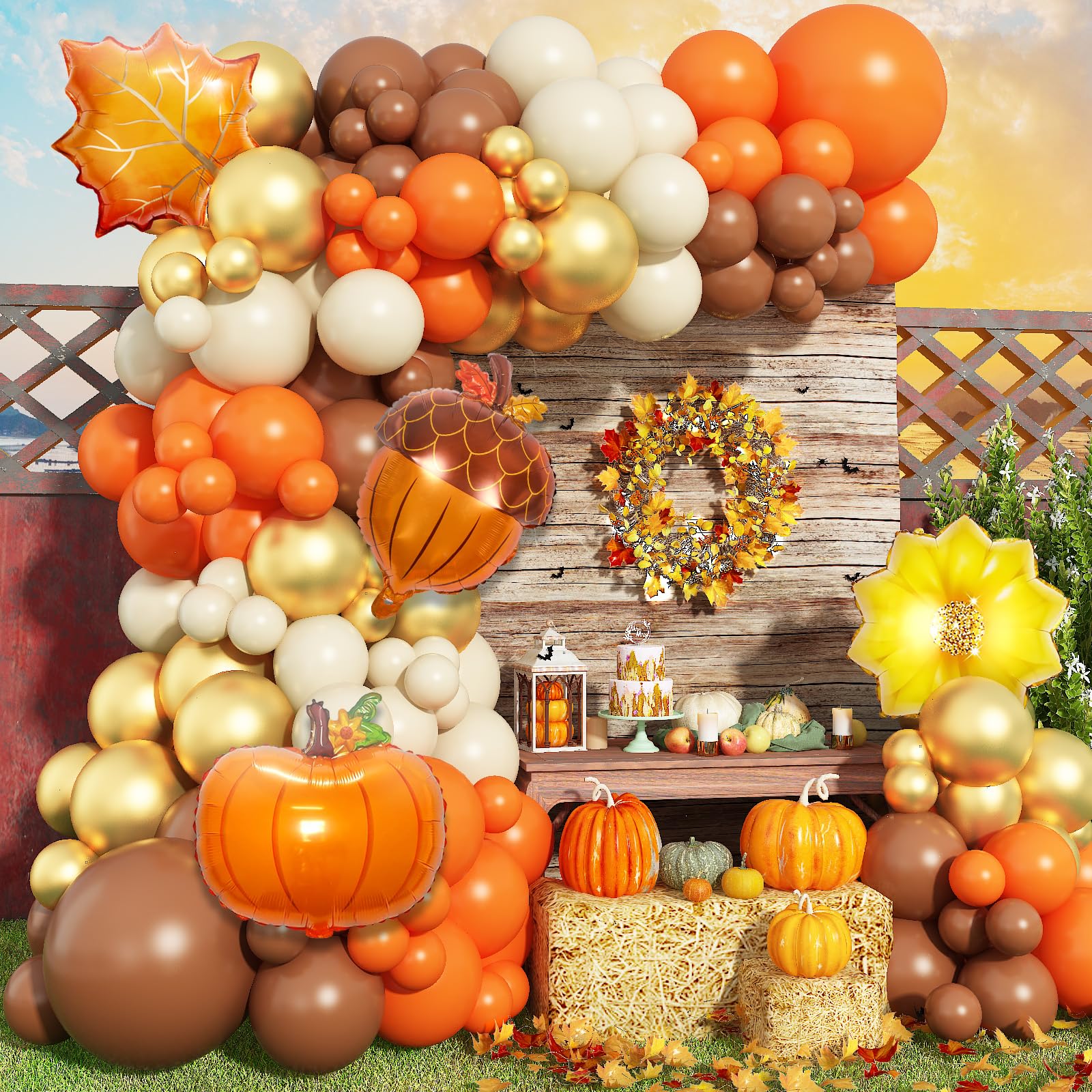 Harvest Birthday Balloons Small Birthday Balloon Marquee Pick Your