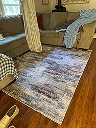 Amazon.com: Boraya Area Rugs for Living Room: 9x12 Washable Neutral ...