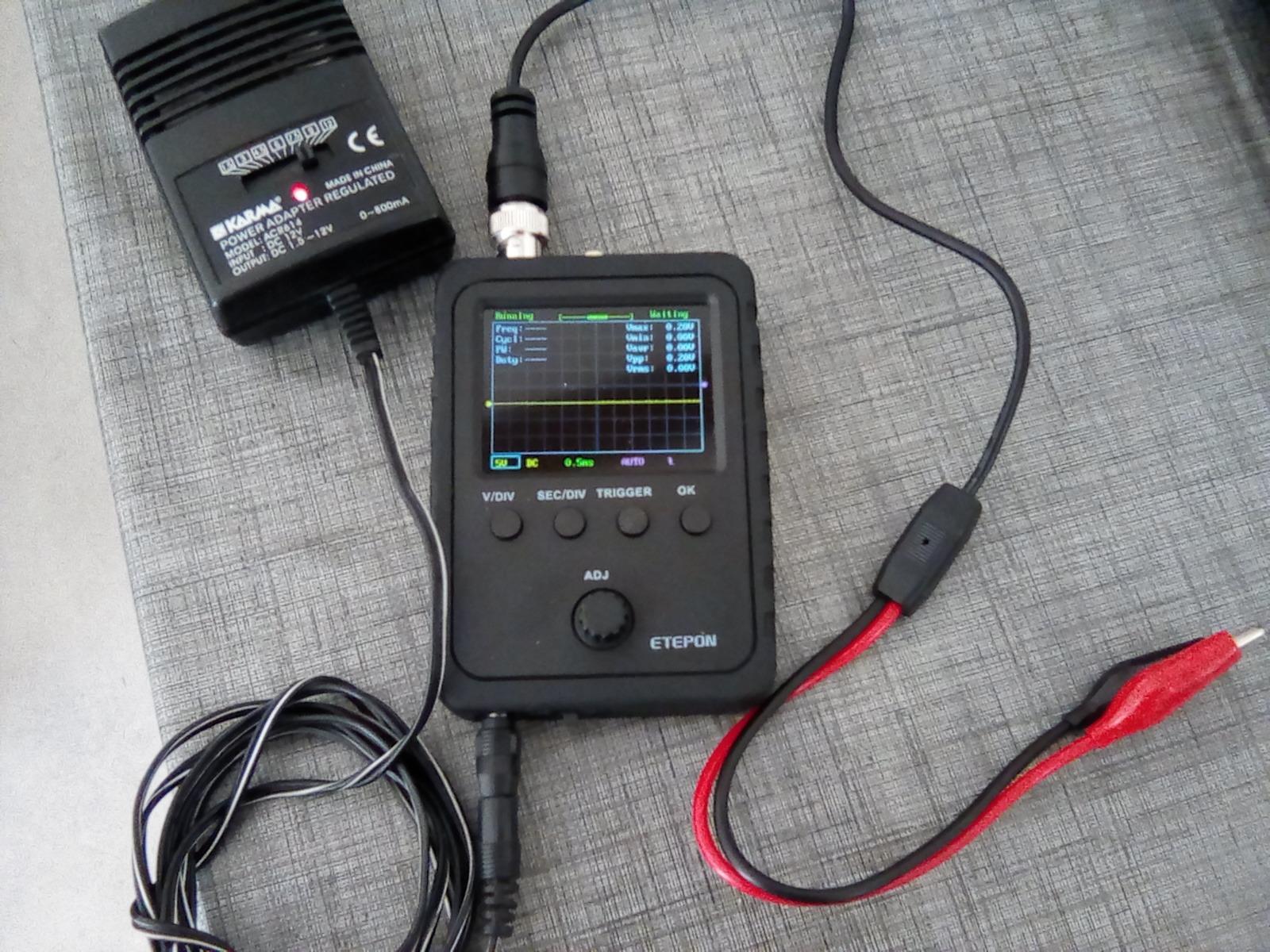 ETEPON Digital Oscilloscope Kit DSO Shell 2.4” TFT with BNC-Clip Cable ...