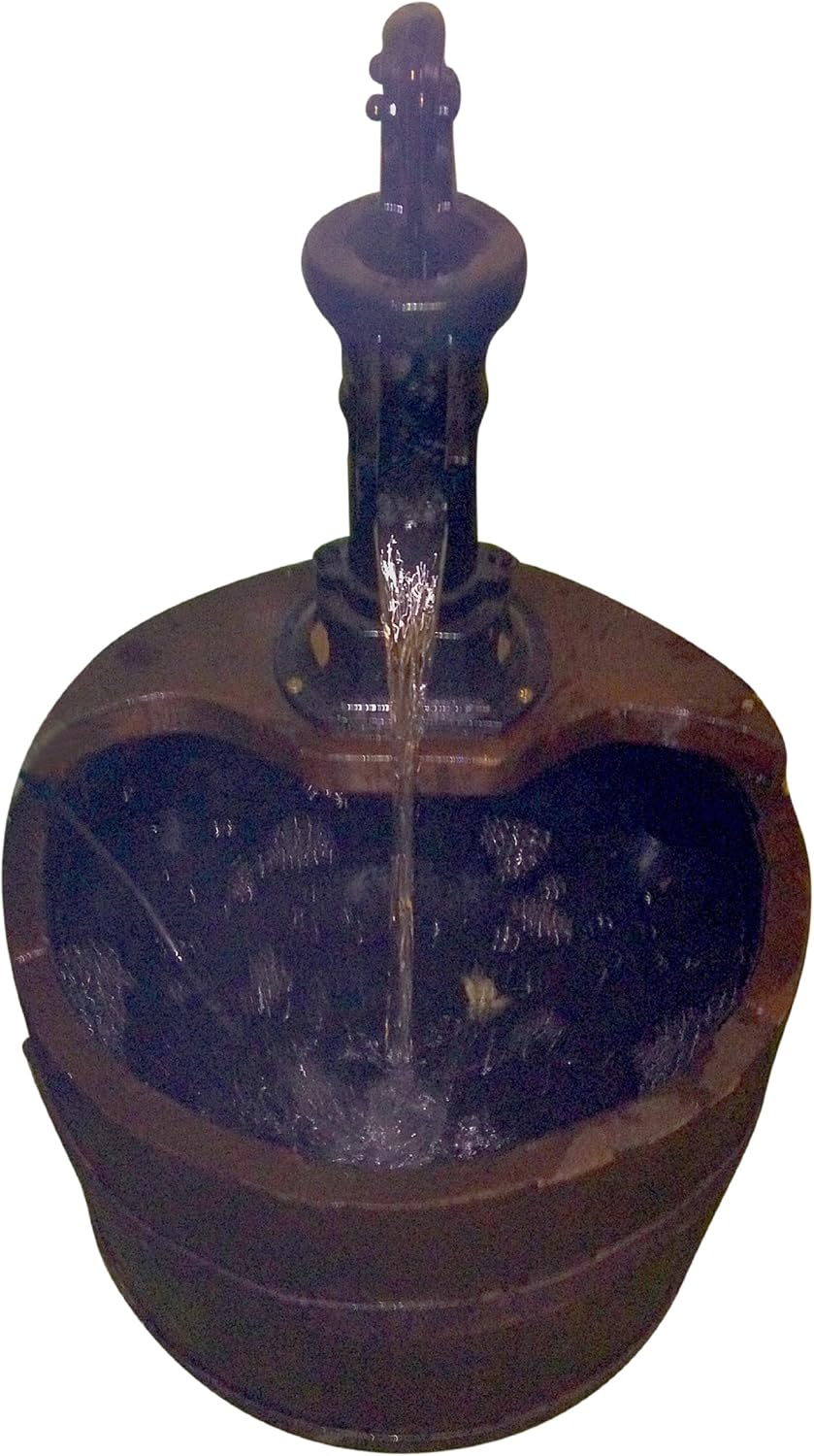 Amazon.com: 19" Oak Barrel Water Feature