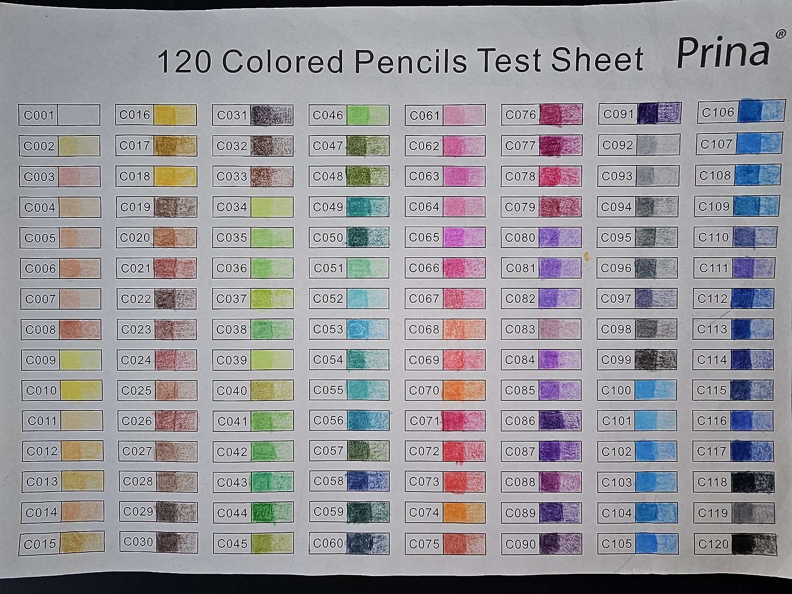 $6/mo - Finance PRINA Art Supplies 120 Colors Colored Pencils Set for ...