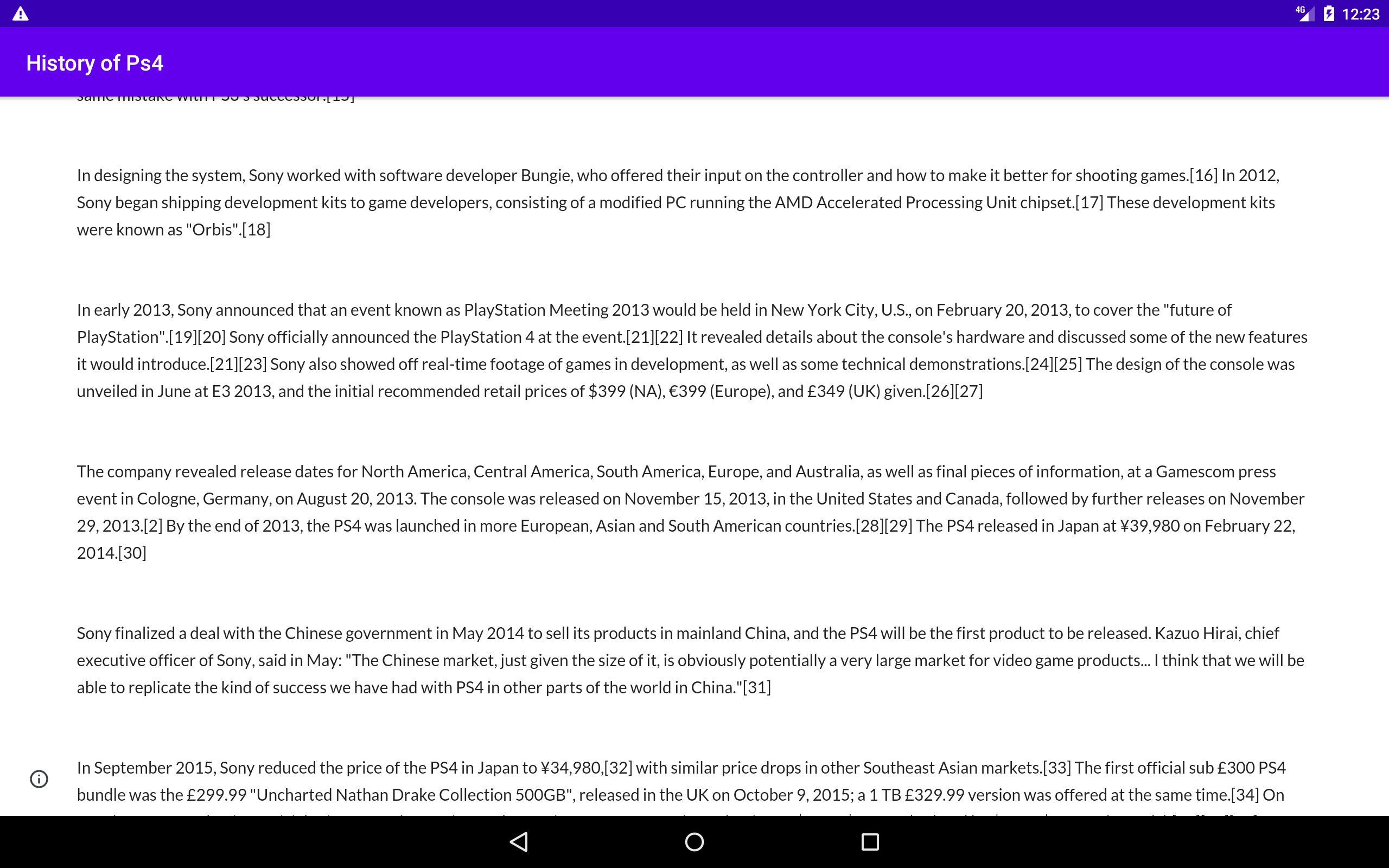 History Of Ps4 - App on Amazon Appstore