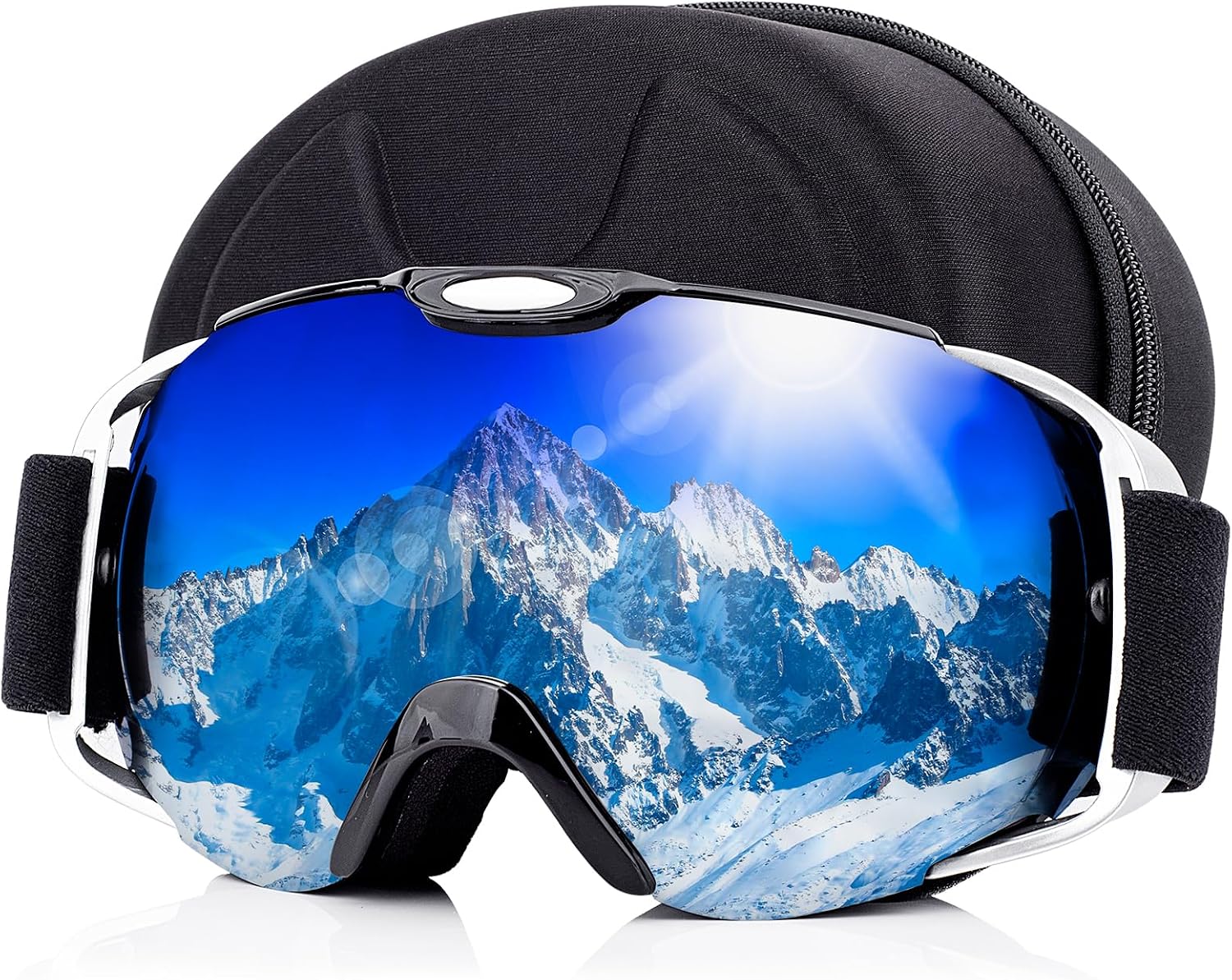 Amazon.com : BOBILIFE Snow Ski Goggles with Portable Case for Men Women ...