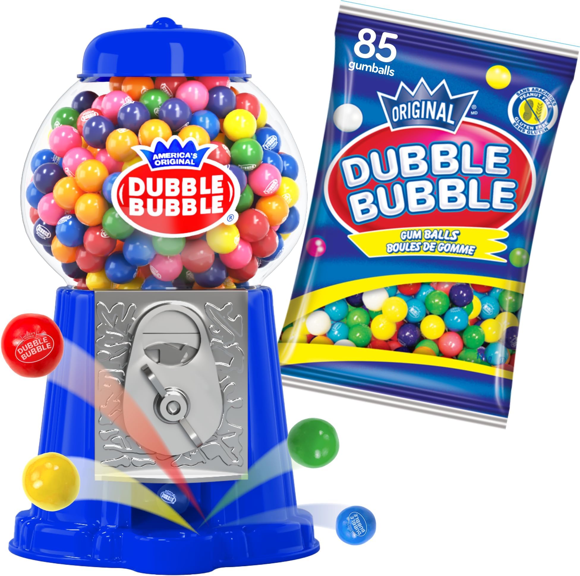 Amazon.com : Gumball Machines - Pack of 6 - Mini 5” Plastic – Small Set ...