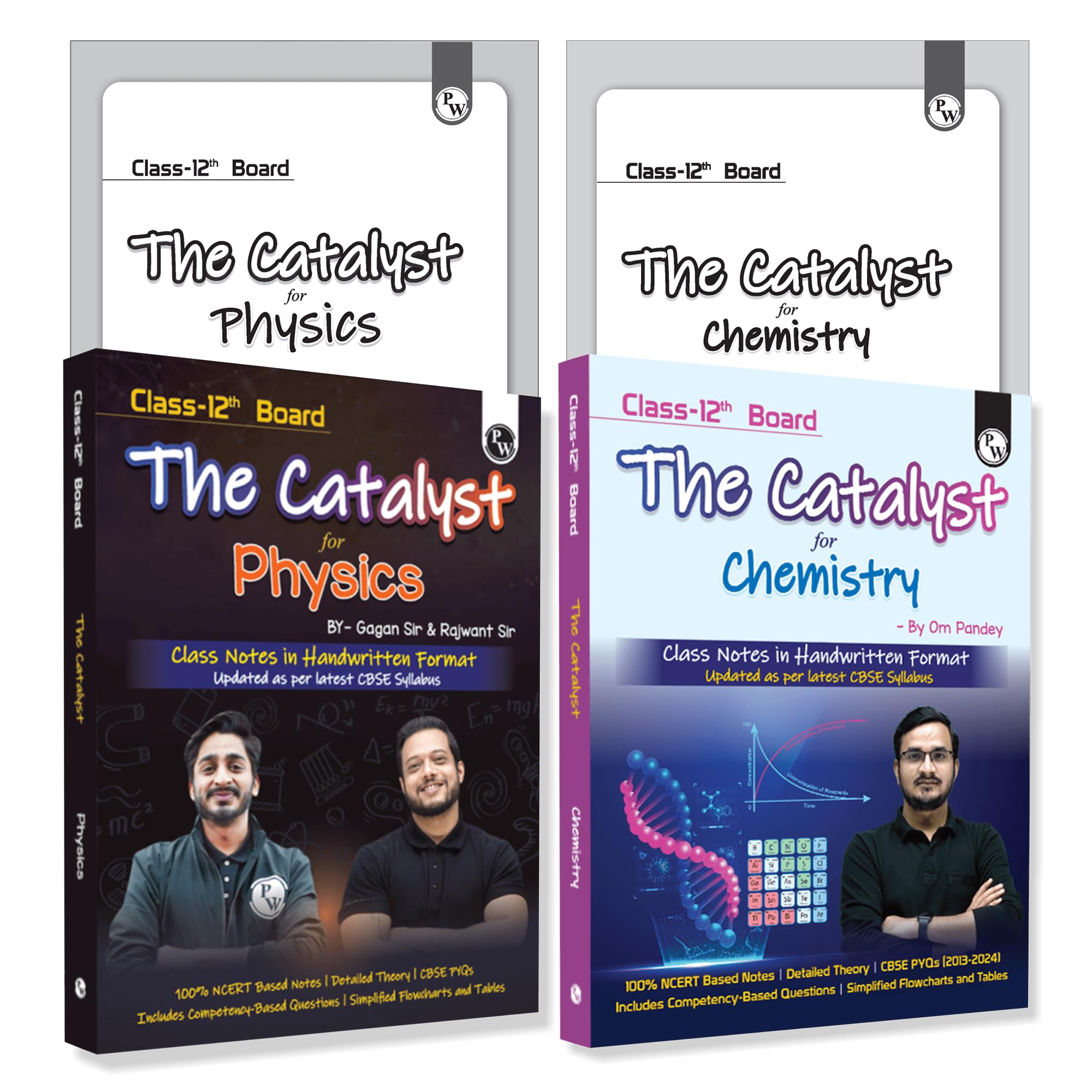 PW Class 12 Board The Catalyst For Chemistry & Physics Combo with Most Relevant Practice ...