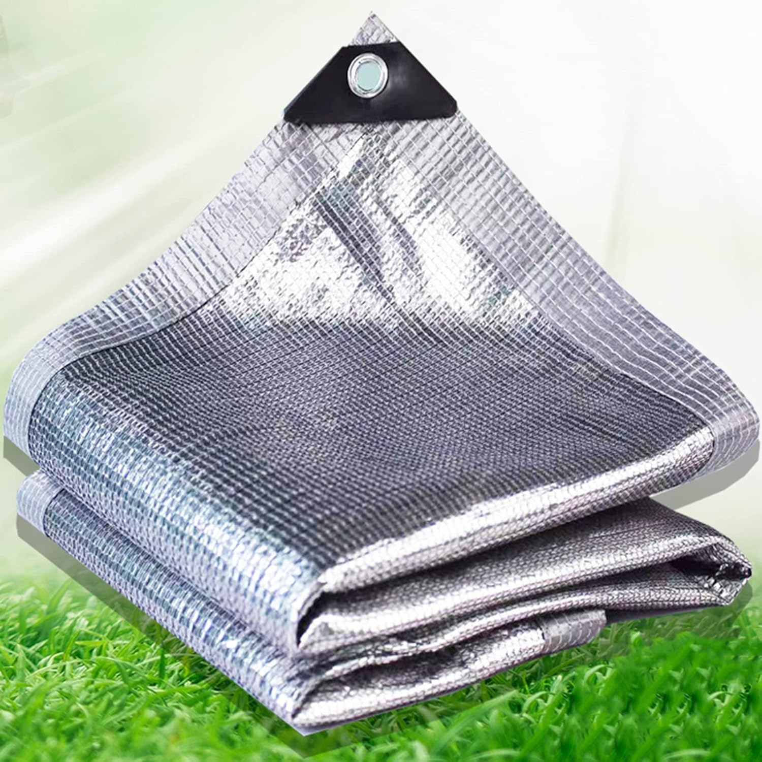 Amazon.com : 99% Shade Net Aluminum Foil Sunscreen Shade Cloth, Sun ...