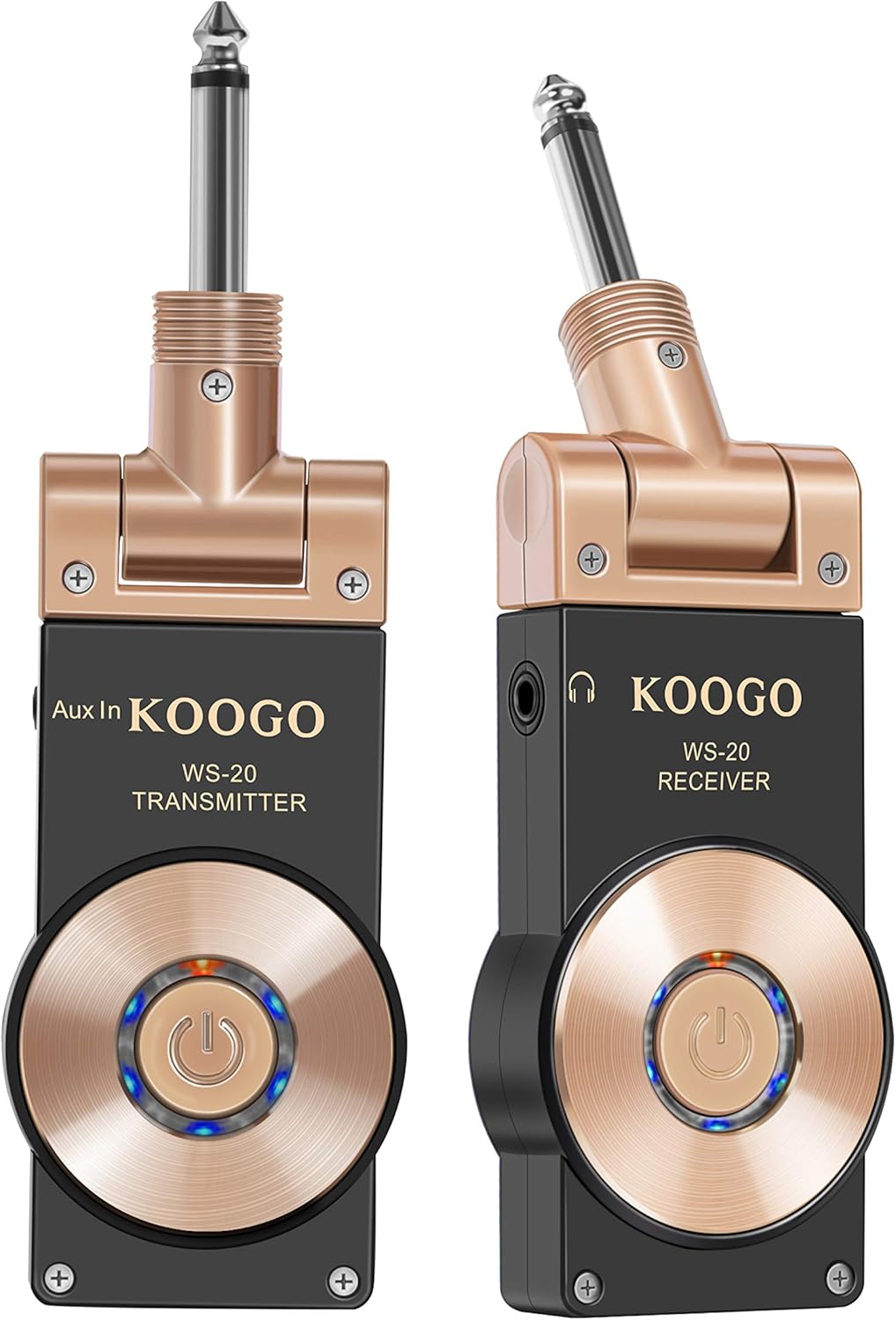 Amazon.com: Koogo Wireless Guitar System 2.4GHz Digital Transmitter ...