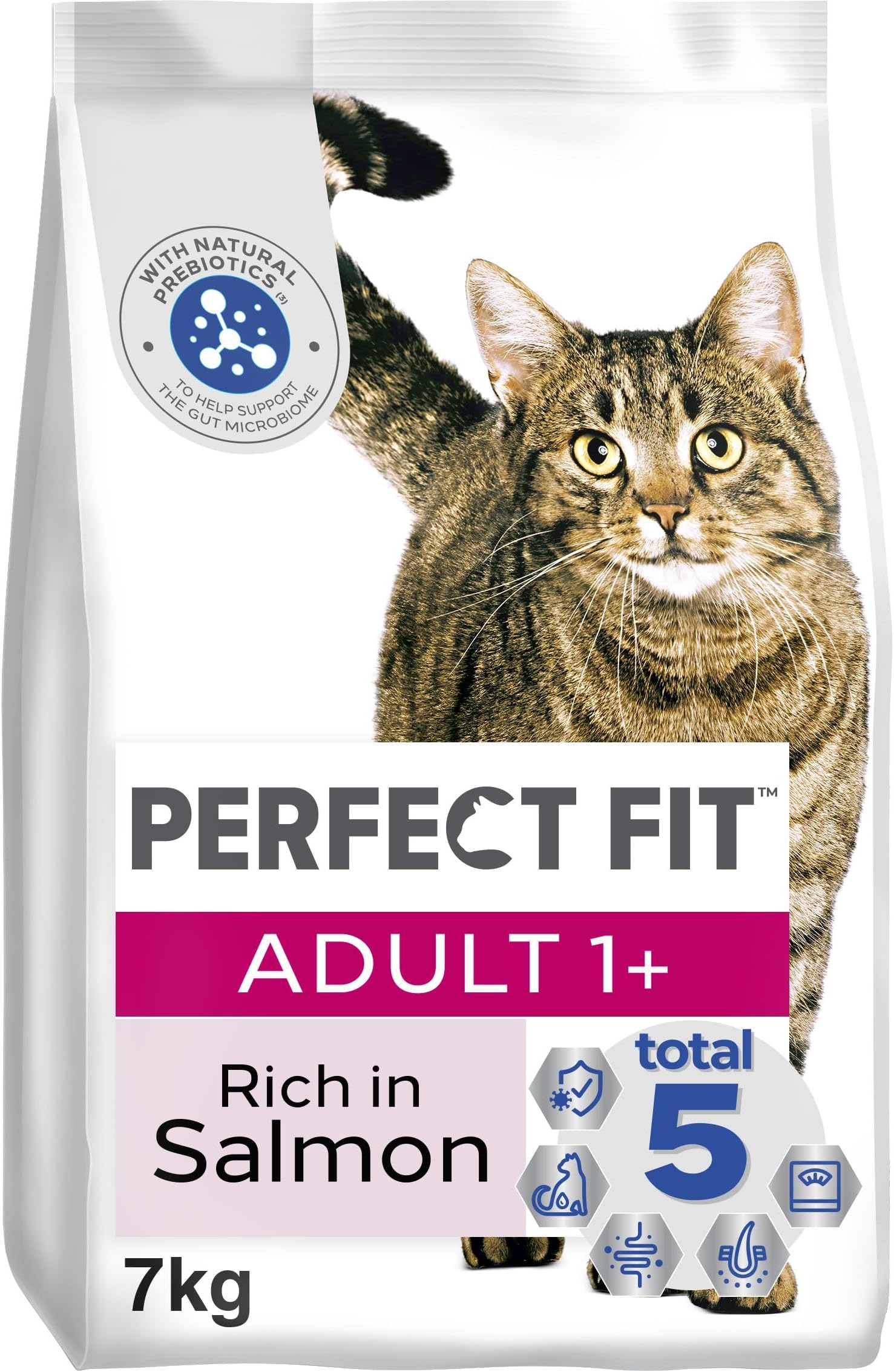 Perfect Fit Adult 1+ Complete Dry Cat Food for Adult Cats Aged 1+ Years ...