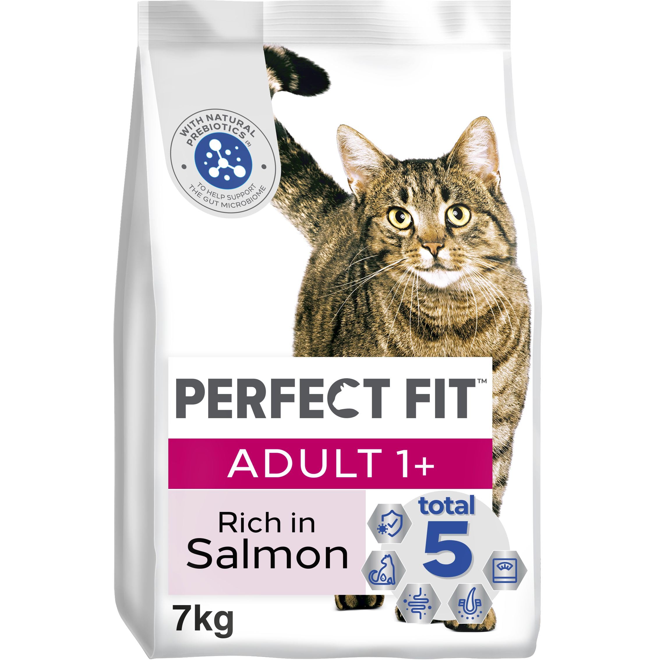 Perfect Fit Adult 1+ Complete Dry Cat Food for Adult Cats Aged 1+ Years ...