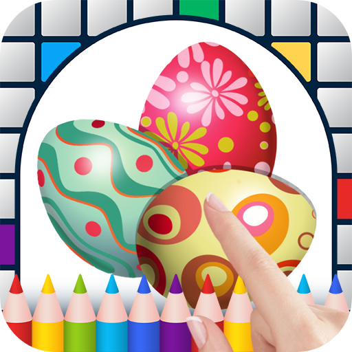 Easter Eggs Color by Number - Free Pixel Art Game - Coloring Book Pages ...