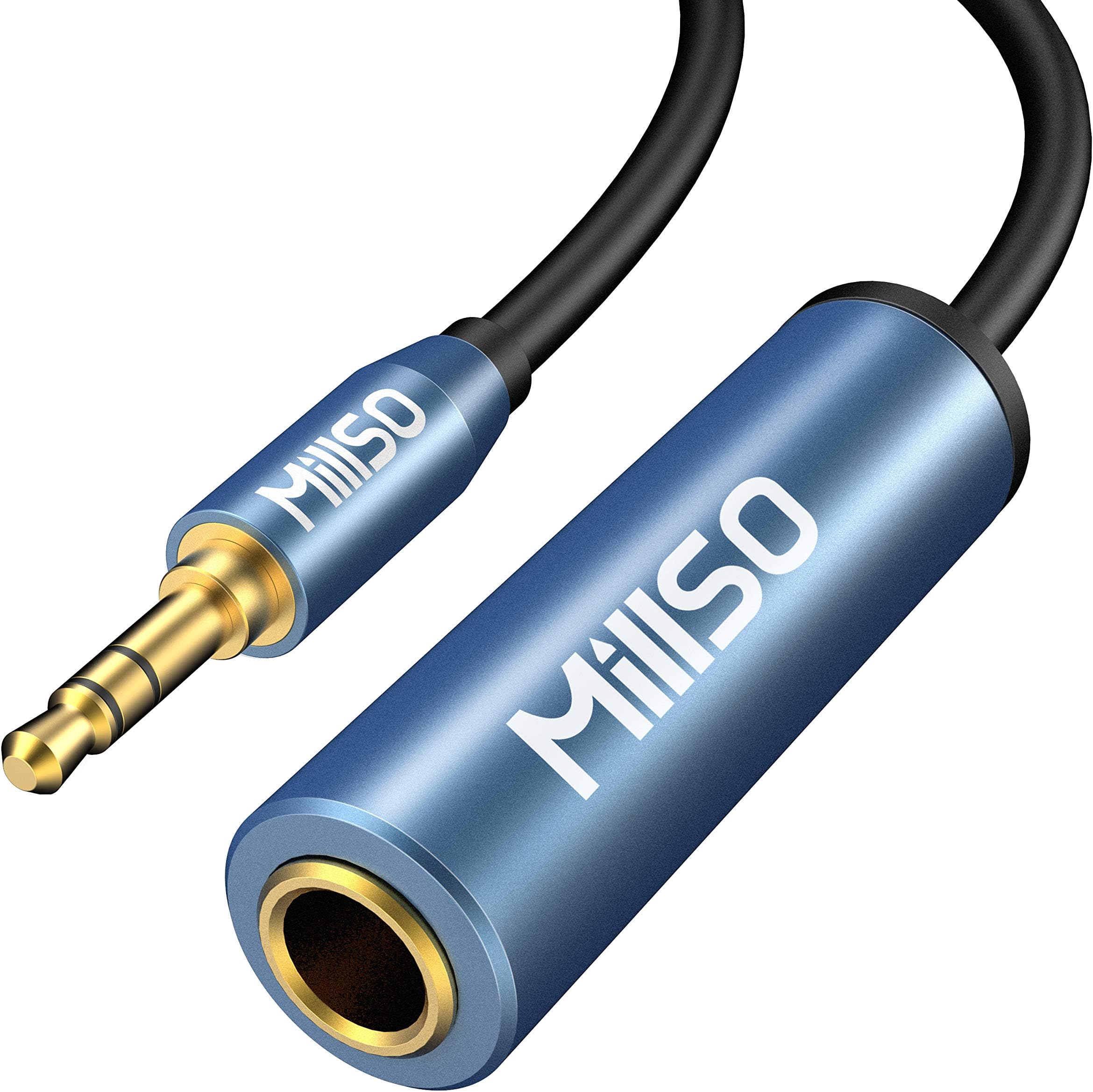 MillSO Klinke Adapter 3,5mm Klinkenstecker auf 6,35mm Klinken Buchse ...