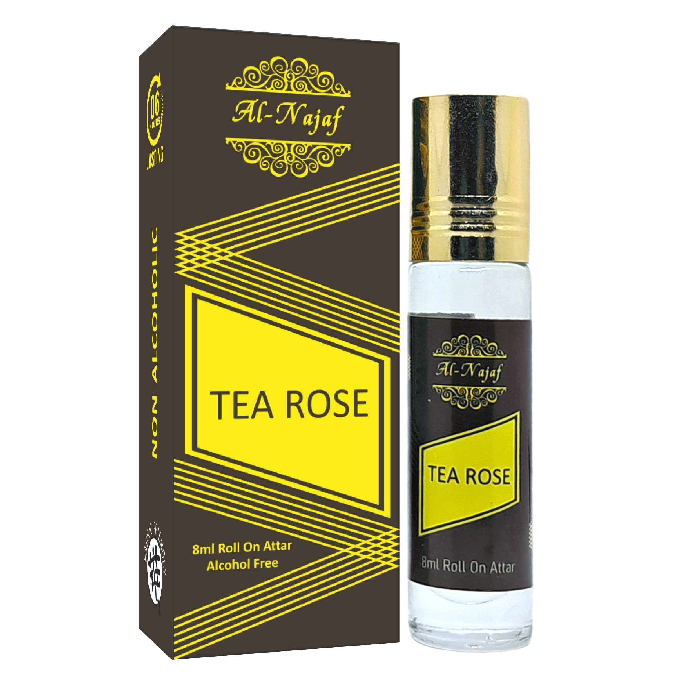 AL-NAJAF ATTAR TEA ROSE 8ML ROLL ON ATTAR : Amazon.in: Beauty