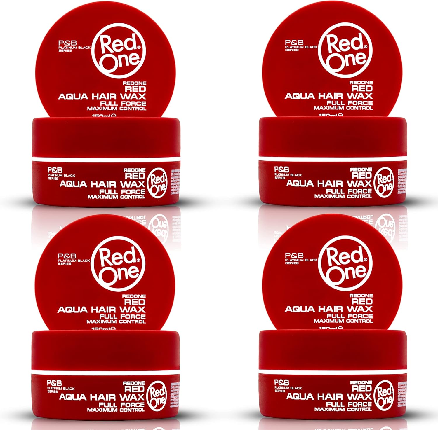 RedOne Aqua Hair Wax Red 4x150 ml | Ultra Hold Gel Wax | Strawberry ...