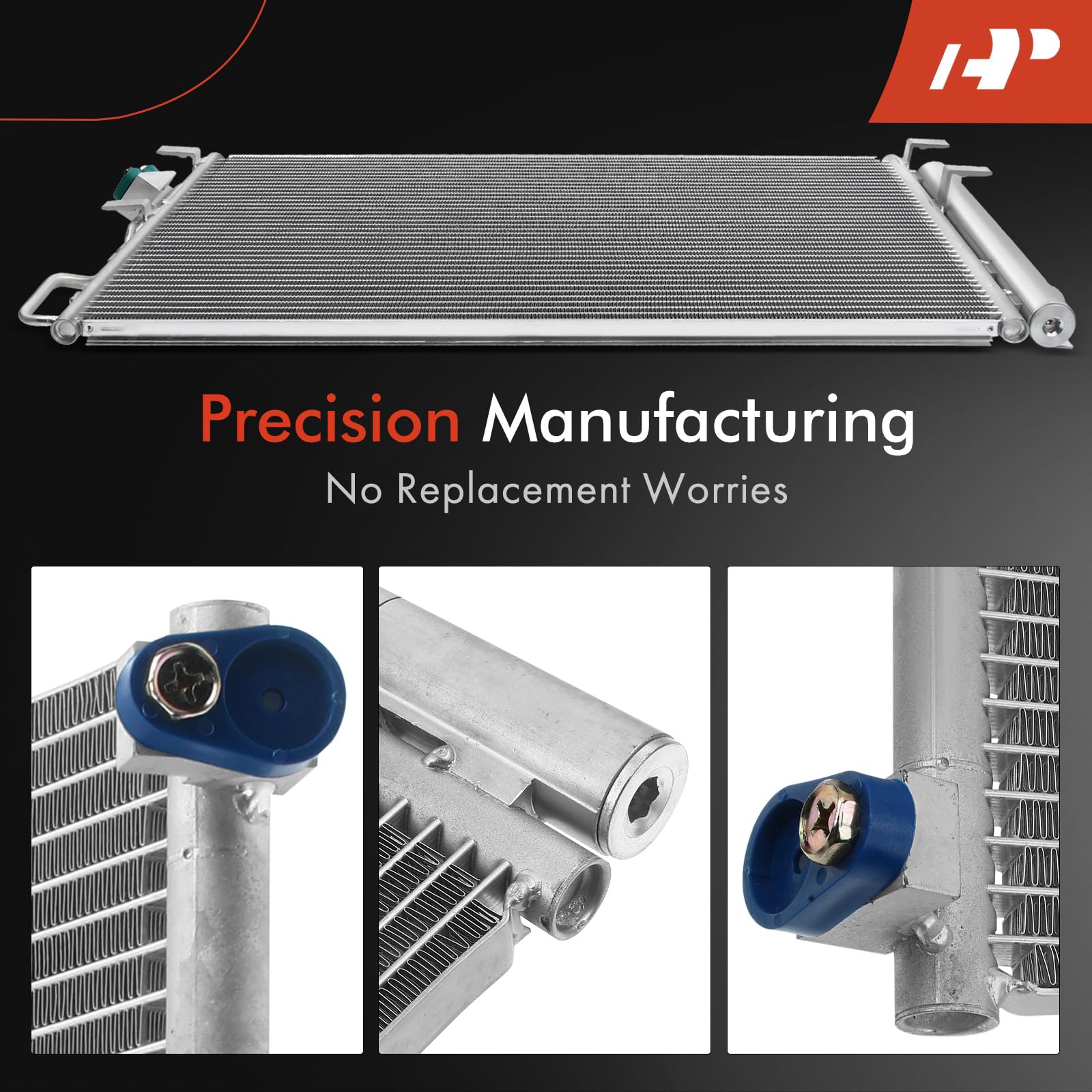 A-Premium Air Conditioning A/C Condenser Compatible with Ford F-150 ...