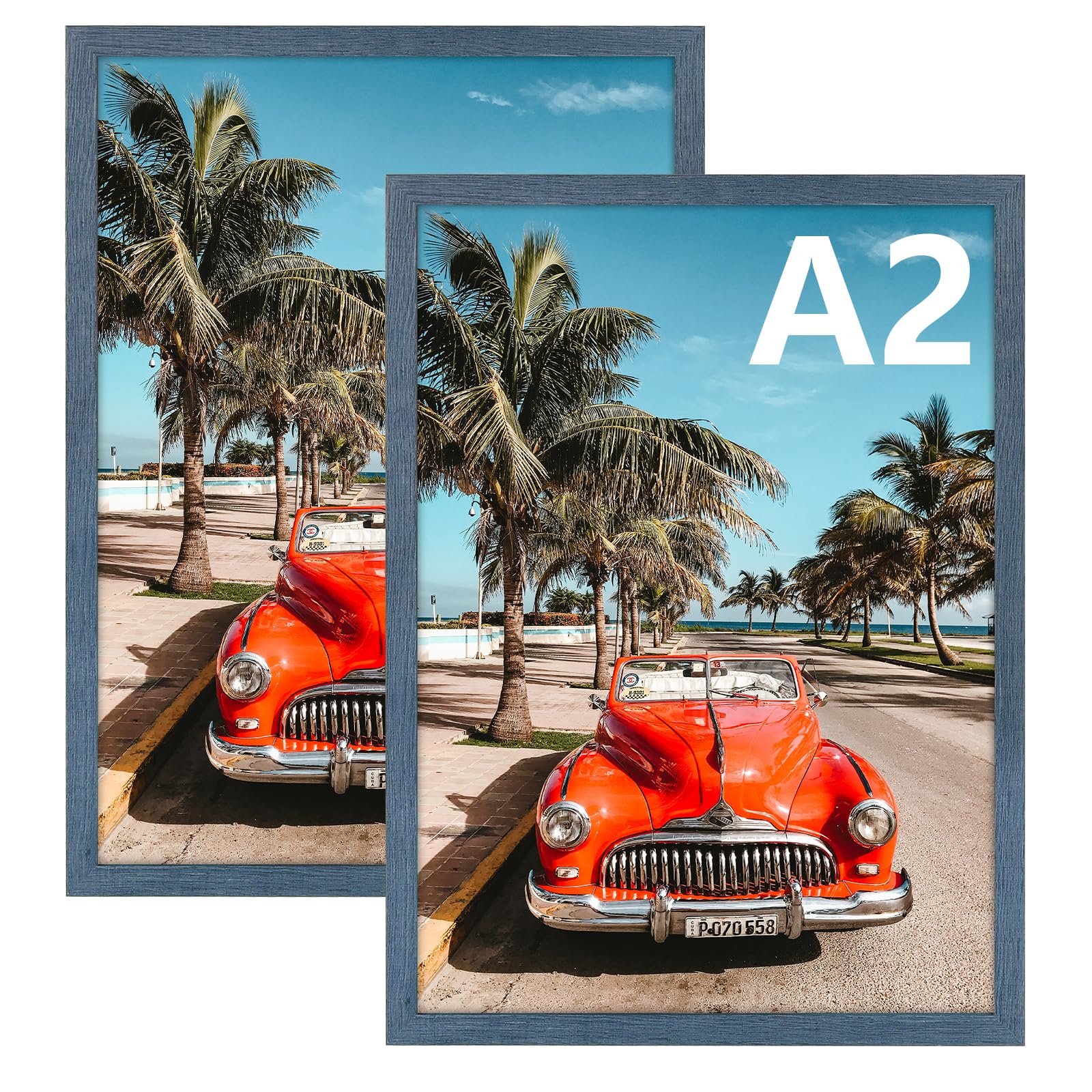 Amazon.com - AUEAR, A2 Picture Frame Blue Set of 2, 16.5x23.4 Picture ...
