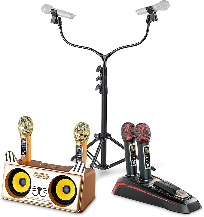 Amazon.com: MASINGO Bundle with Spinto G3 Karaoke Machine (Bluetooth ...