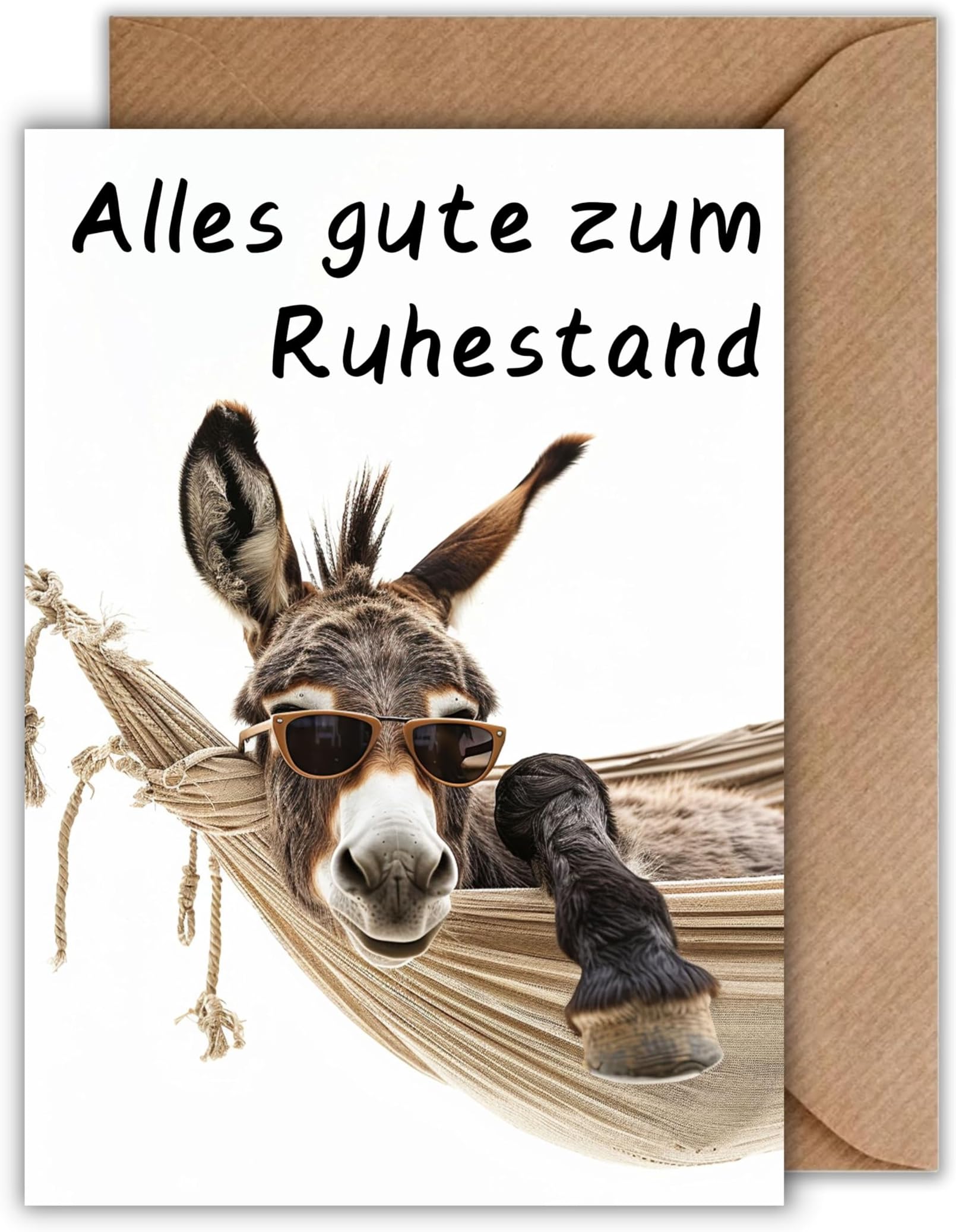 WBdesignz Ruhestand Karte mit Umschlag - Schöne Ruhestandskarte “Für ...