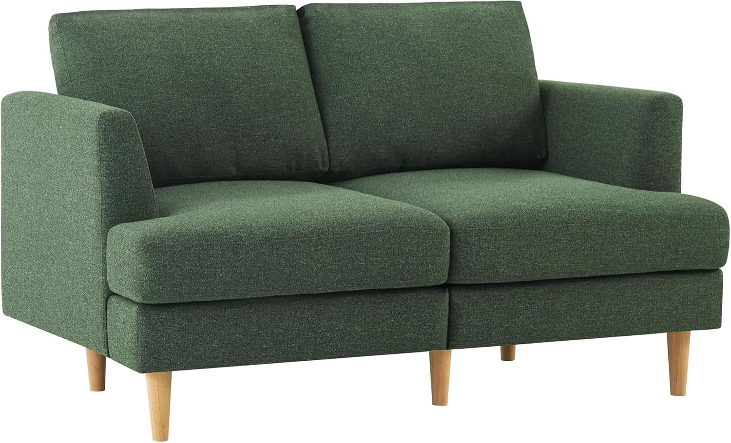 Amazon.com: BFD Small Loveseat Sofa Couch, 56" Mid Century Modern Love ...