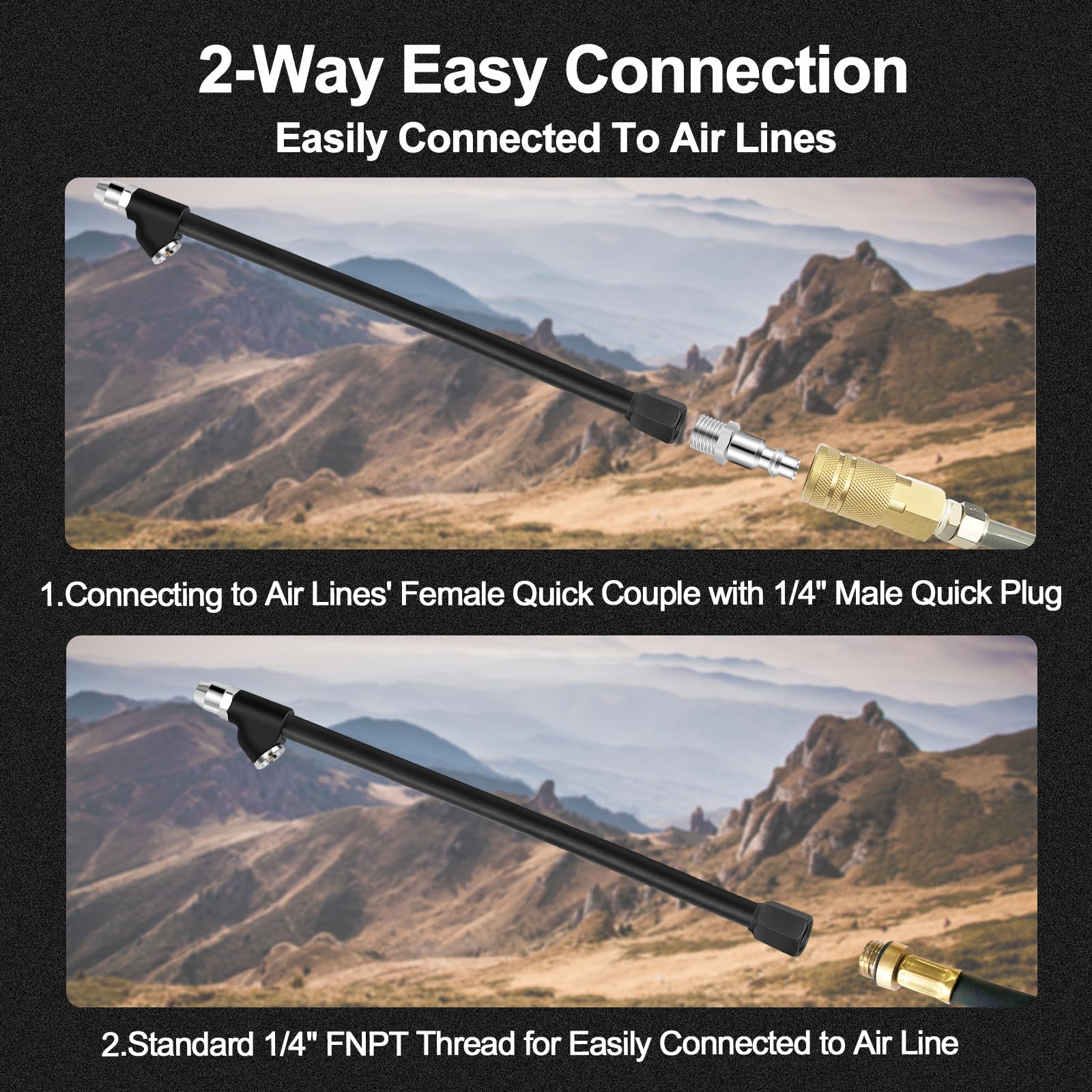 Snapklik.com : Air Chuck,12" Extended Reach Air Chucks For TiresHeavy ...