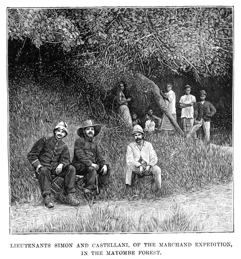 Fashoda Incident 1898 Njournalist Charles Castellani And Lieutenant ...