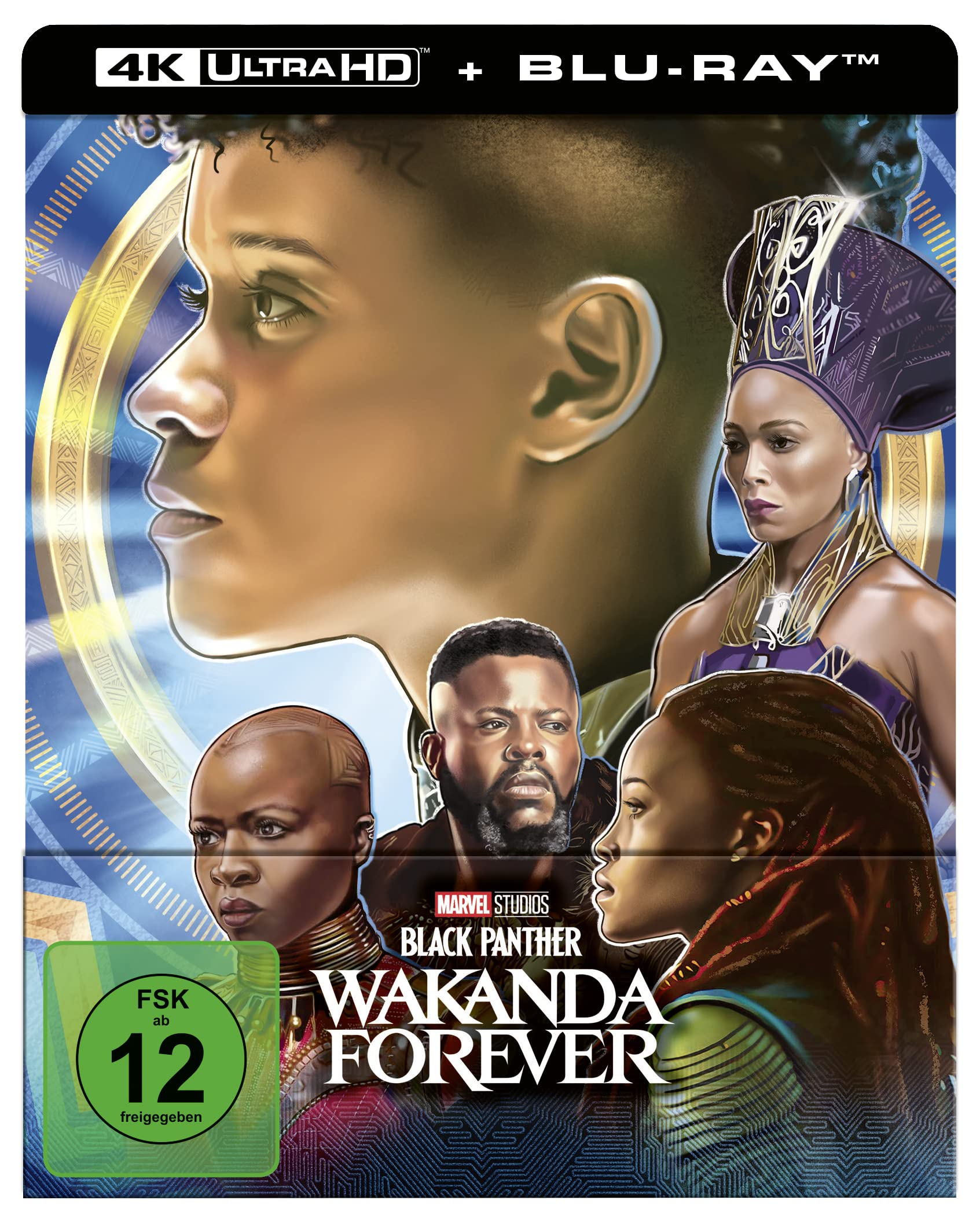 Amazon.com: Black Panther: Wakanda Forever 4K UHD Edition (Steelbook ...